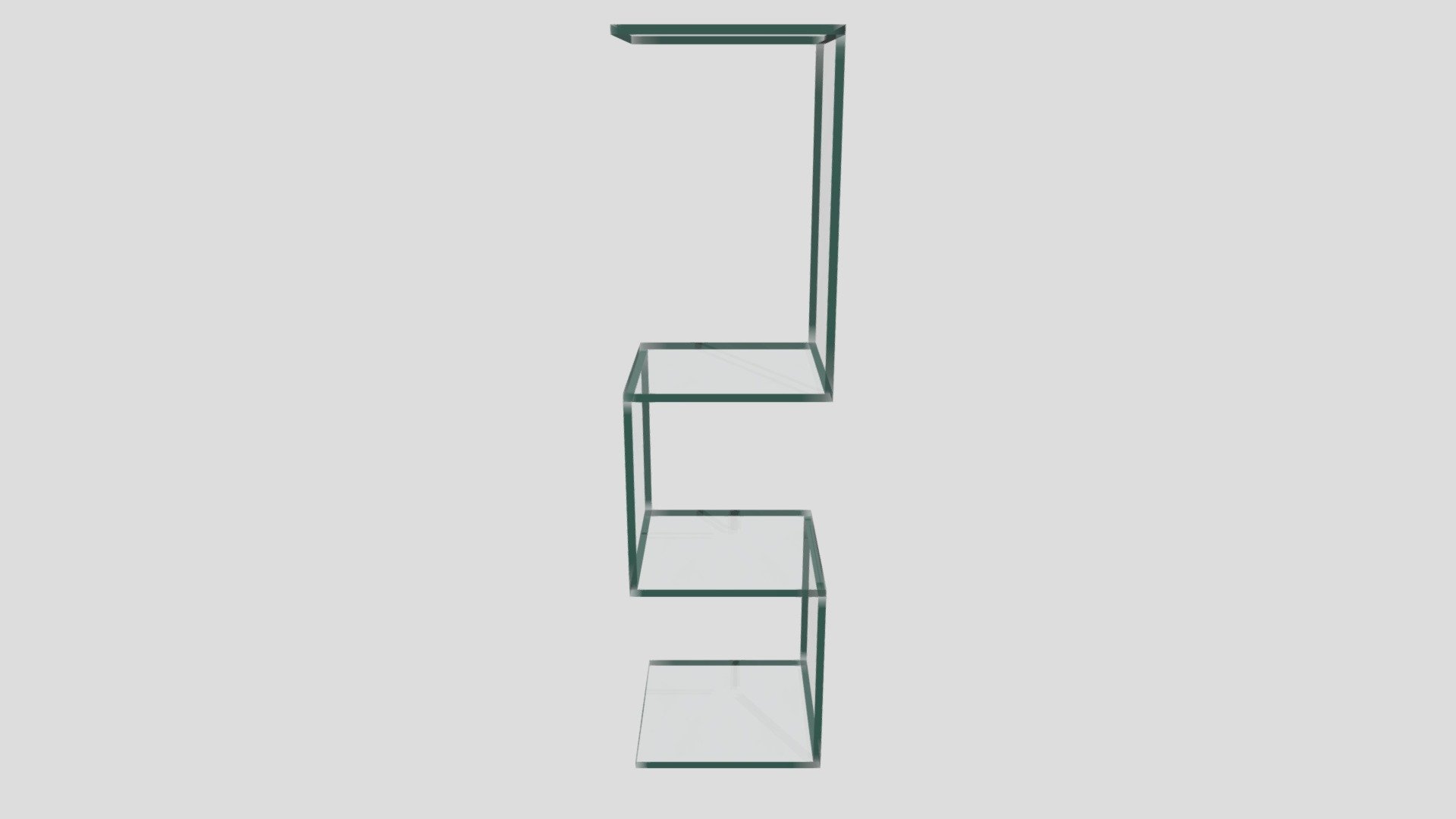 Glass Shelf - Download Free 3D model by ZELH (@ZELOUCH) [be10064 ...