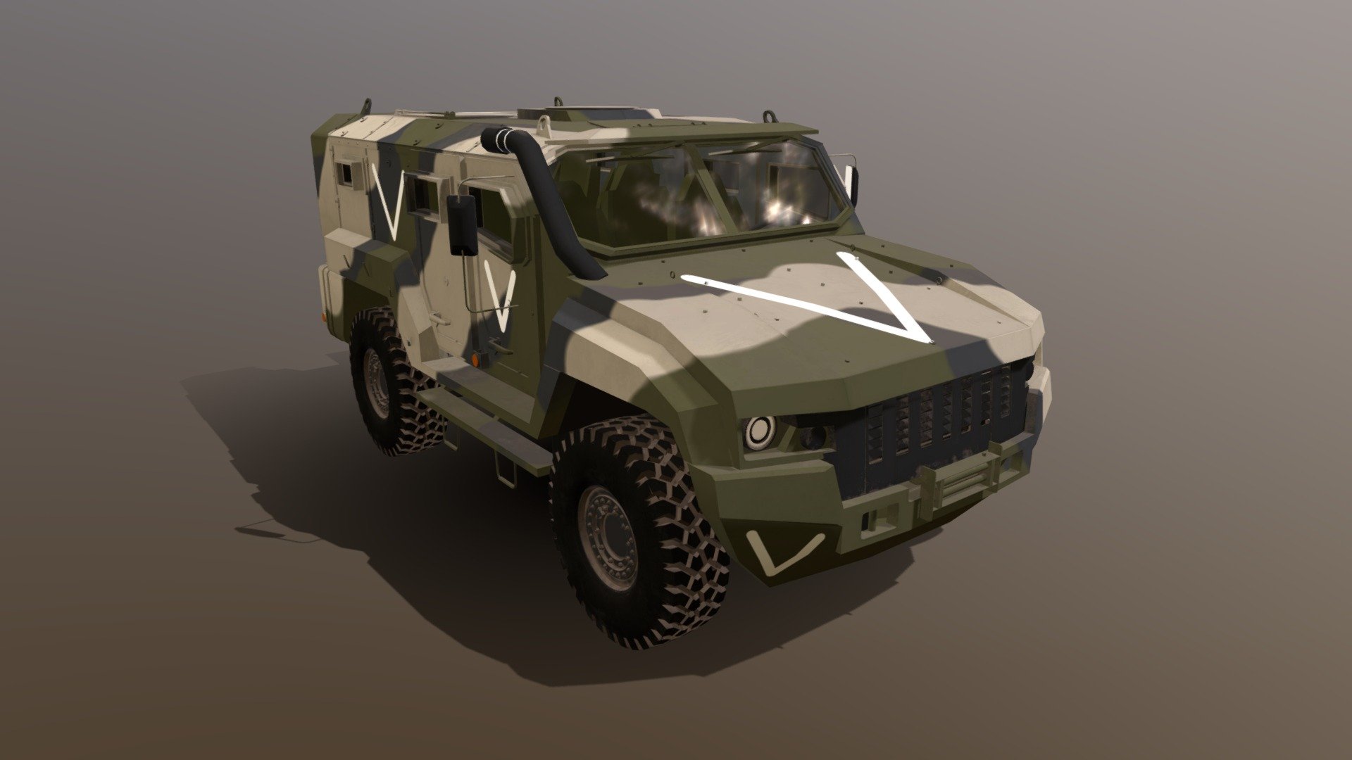 KamAZ Typhoon-K - Download Free 3D model by 42manako [be10161] - Sketchfab