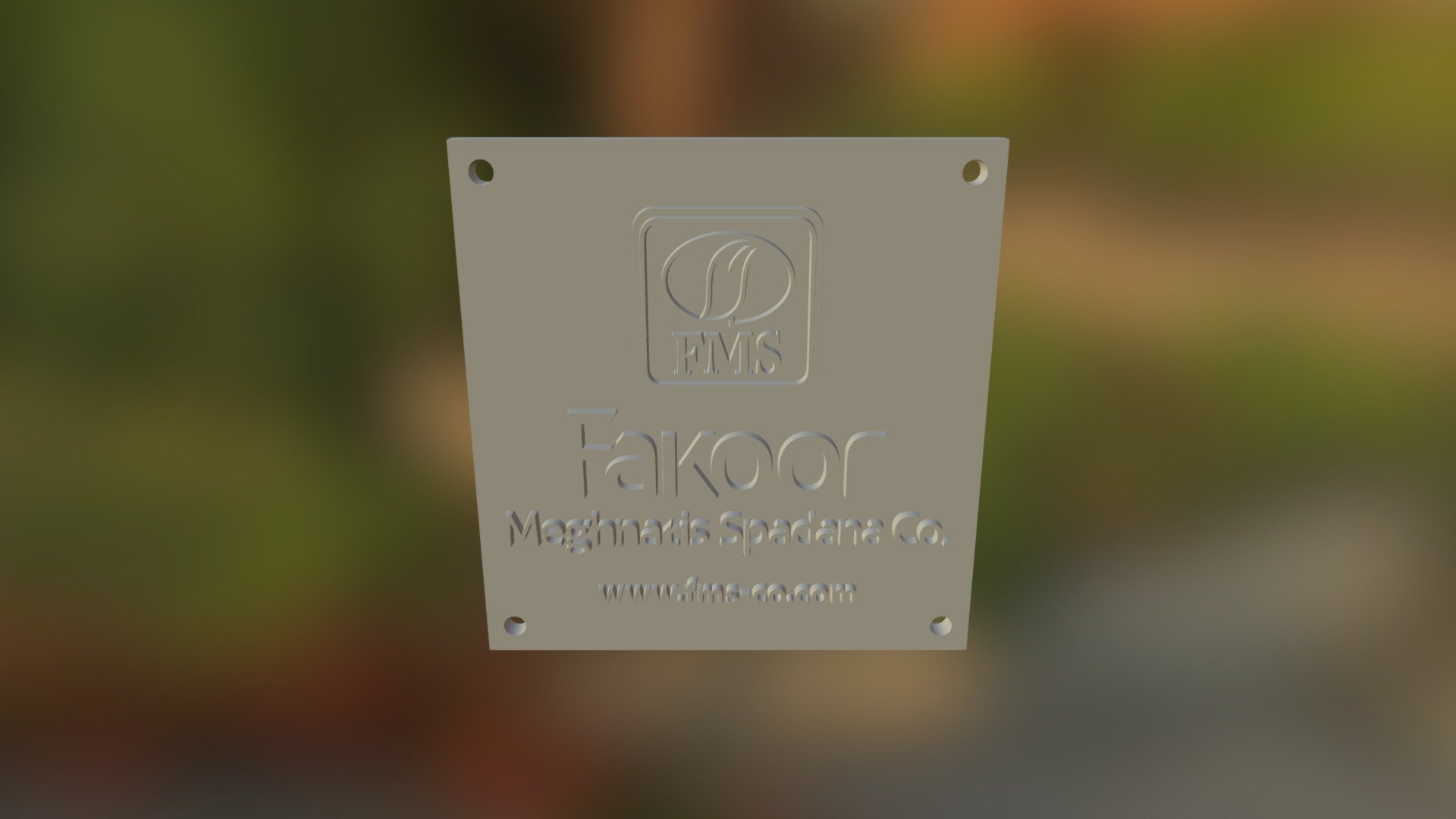 FMS Drum Separator Nameplate - 3D model by Fakoor Meghnatis Spadana Co. (@fmsco) [be10984 ...