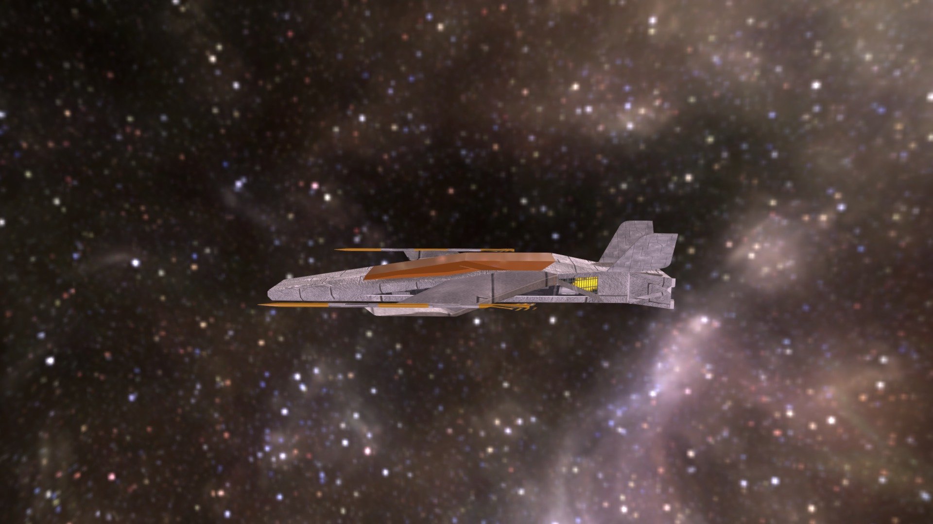 Rymdskepp - 3D model by Makaron2001 [be10d54] - Sketchfab