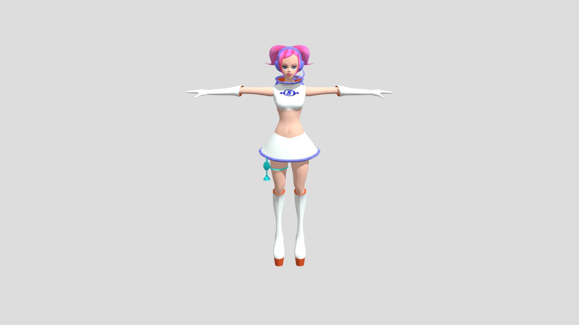 Ulala (White Suit) - Download Free 3D model by Gusifer719 (@Gusifer71) [be10df9] - Sketchfab