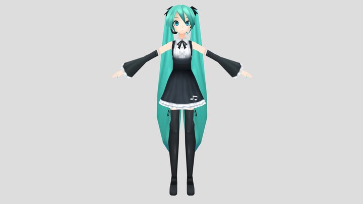 Mikumikudance 3D models - Sketchfab