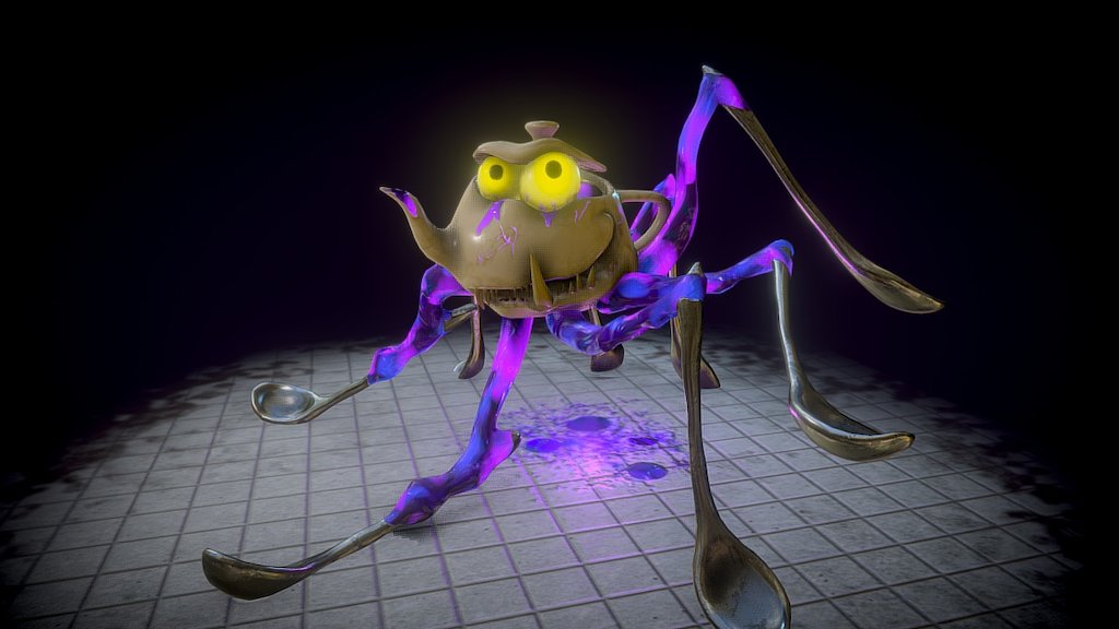 Monster Teapot - 3D model by JER3D (@jeremygo) [be11798] - Sketchfab
