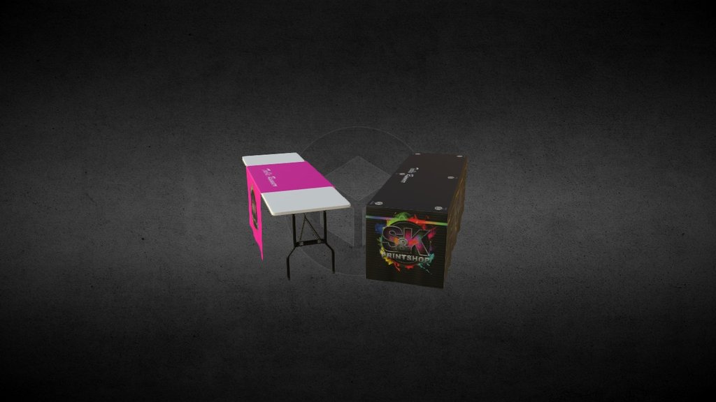 Tablecloth Table Runner Turntable - 3D model by skprint [be11dcf ...