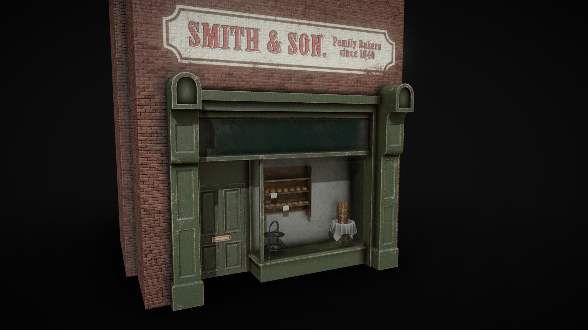 Victorian Storefront - 3D model by David Phoenix (@daphoeno) [be129f1 ...