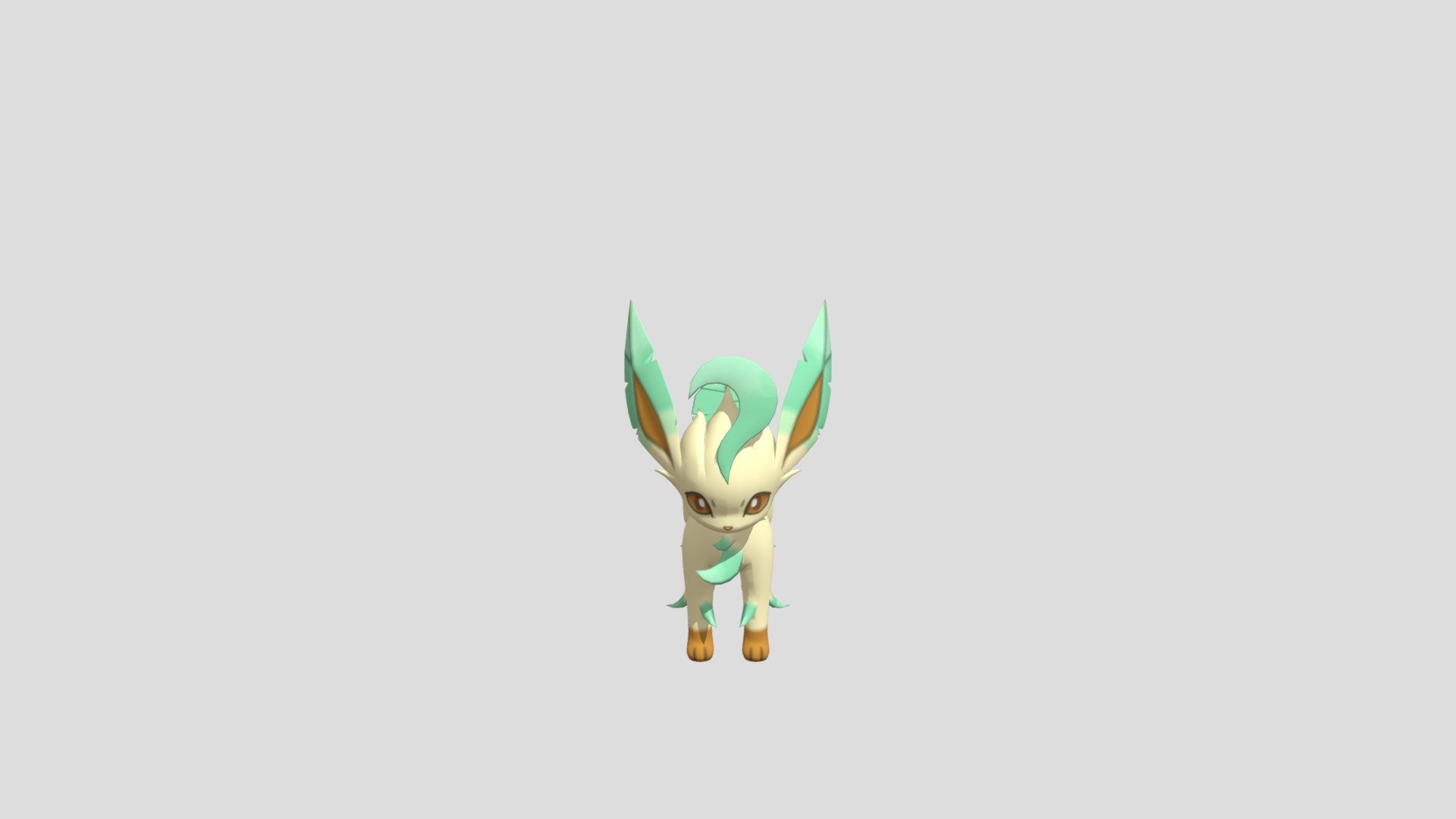 Leafeon - Download Free 3D model by nguyenlouis32 [be16e44] - Sketchfab