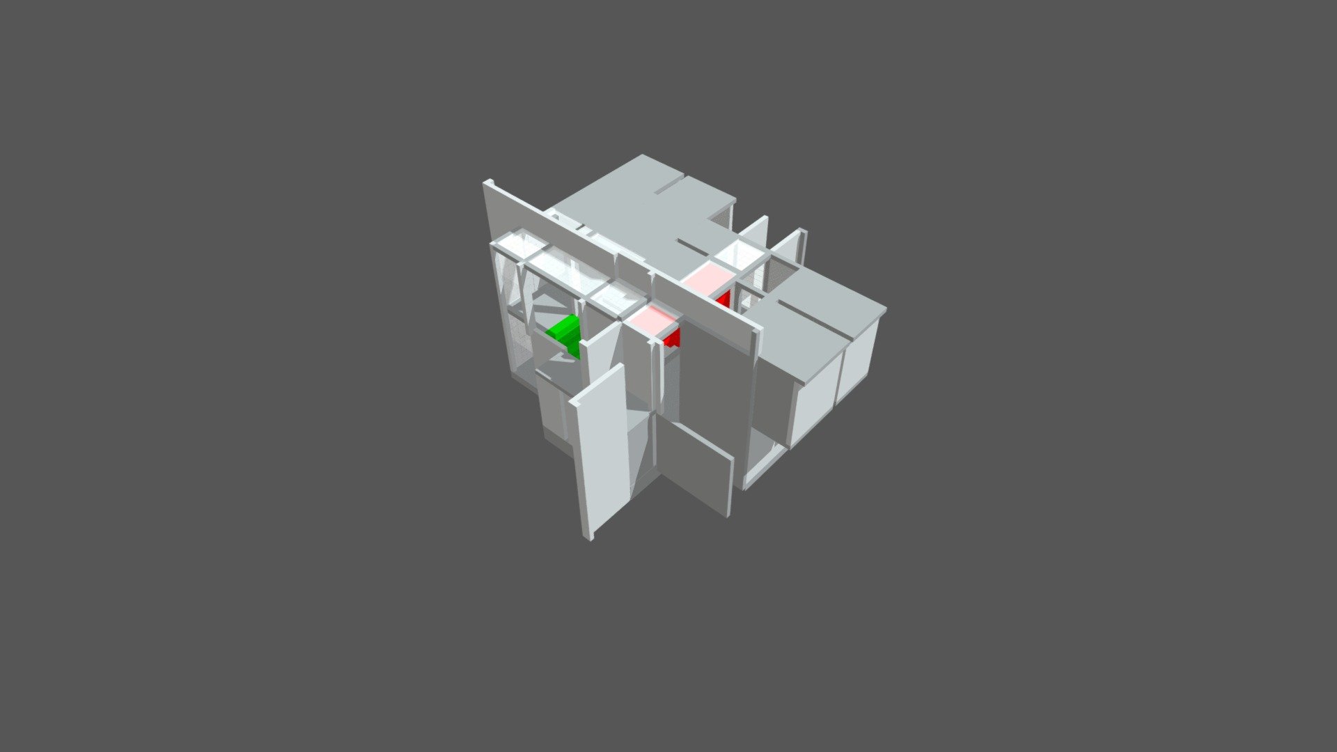 House VI / Peter Eisenman - 3D model by assemblestudio [be16f60 ...