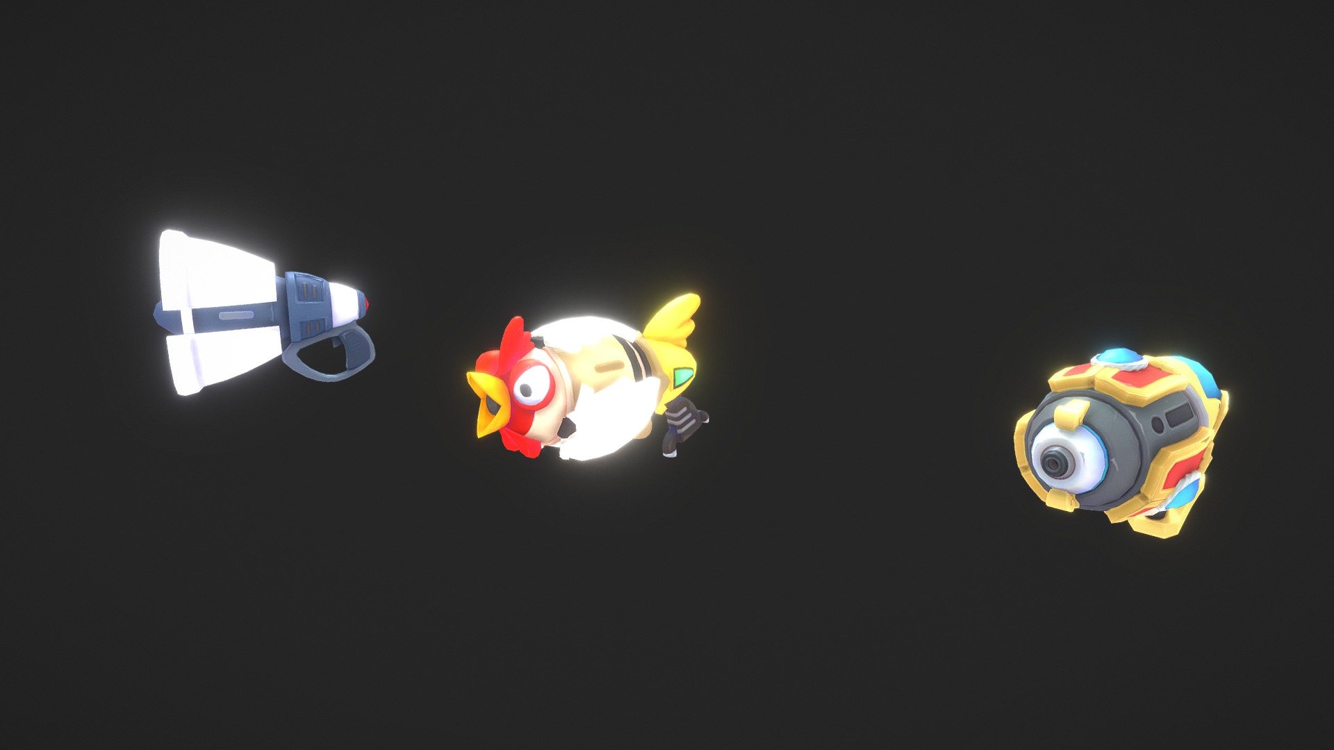 Echo gun - Buy Royalty Free 3D model by Luna Studio (@StudioLuna ...