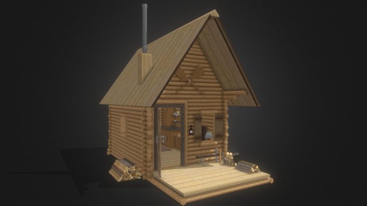 Log Cabin 3d Models Sketchfab