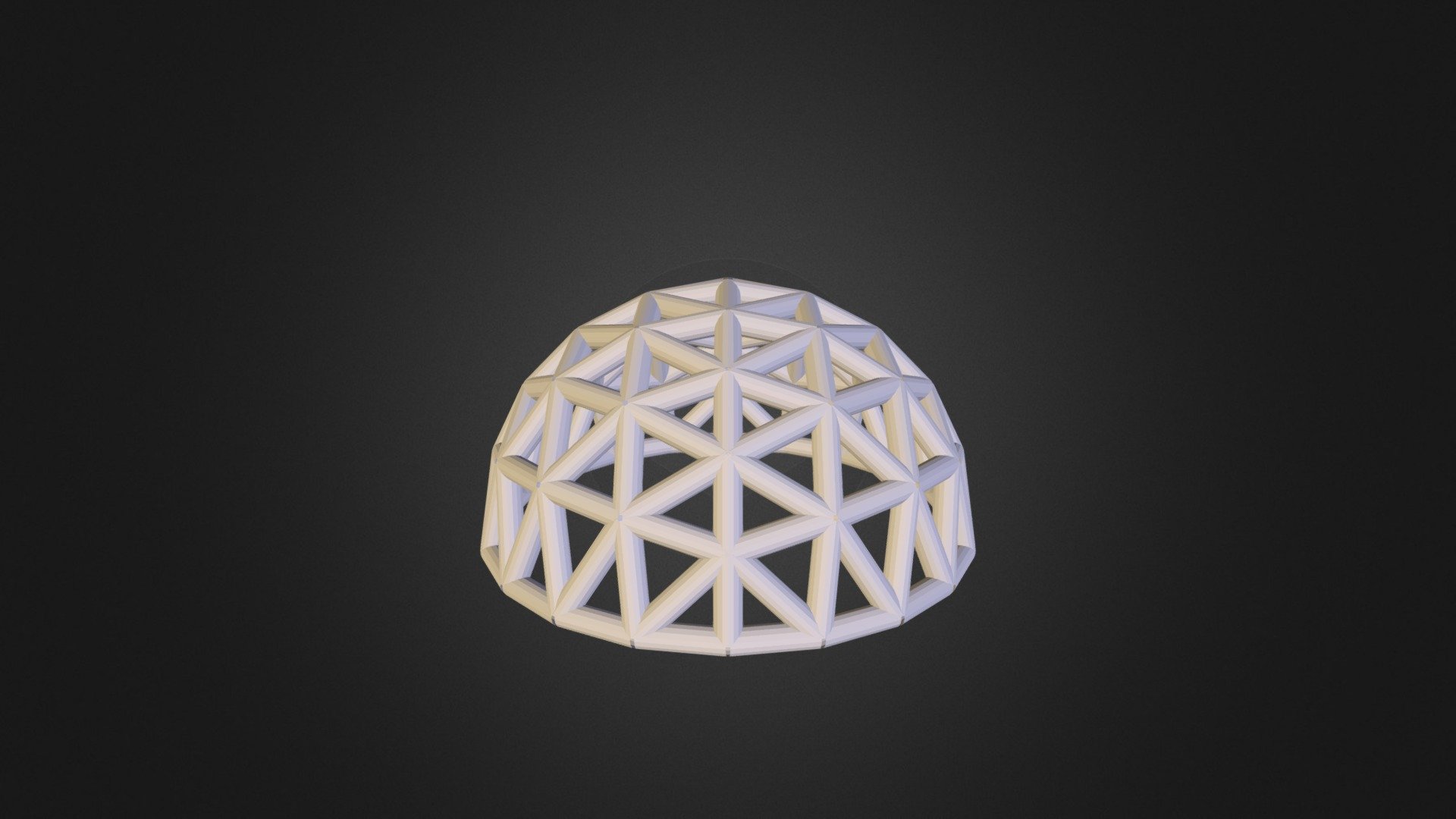 Geodesic Dome - 3D model by 3dindustries [be1821c] - Sketchfab
