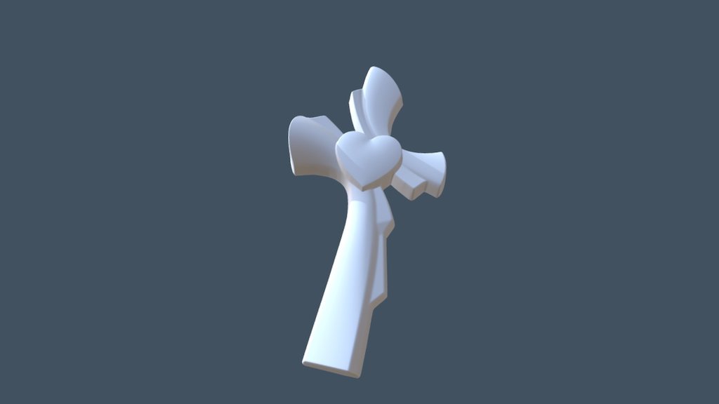 Vectric Aspire Model Cross And Heart - 3D model by MegaTopDogs [be19087 ...