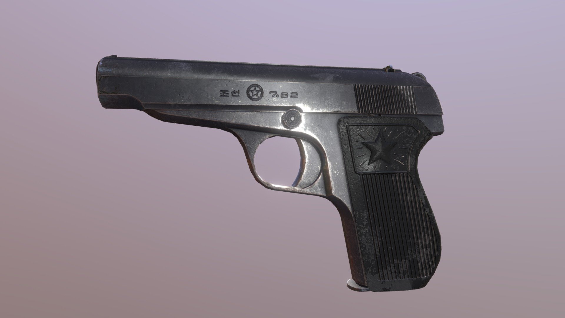 Type70 Pistol - 3D model by m0ssy [be1ddba] - Sketchfab