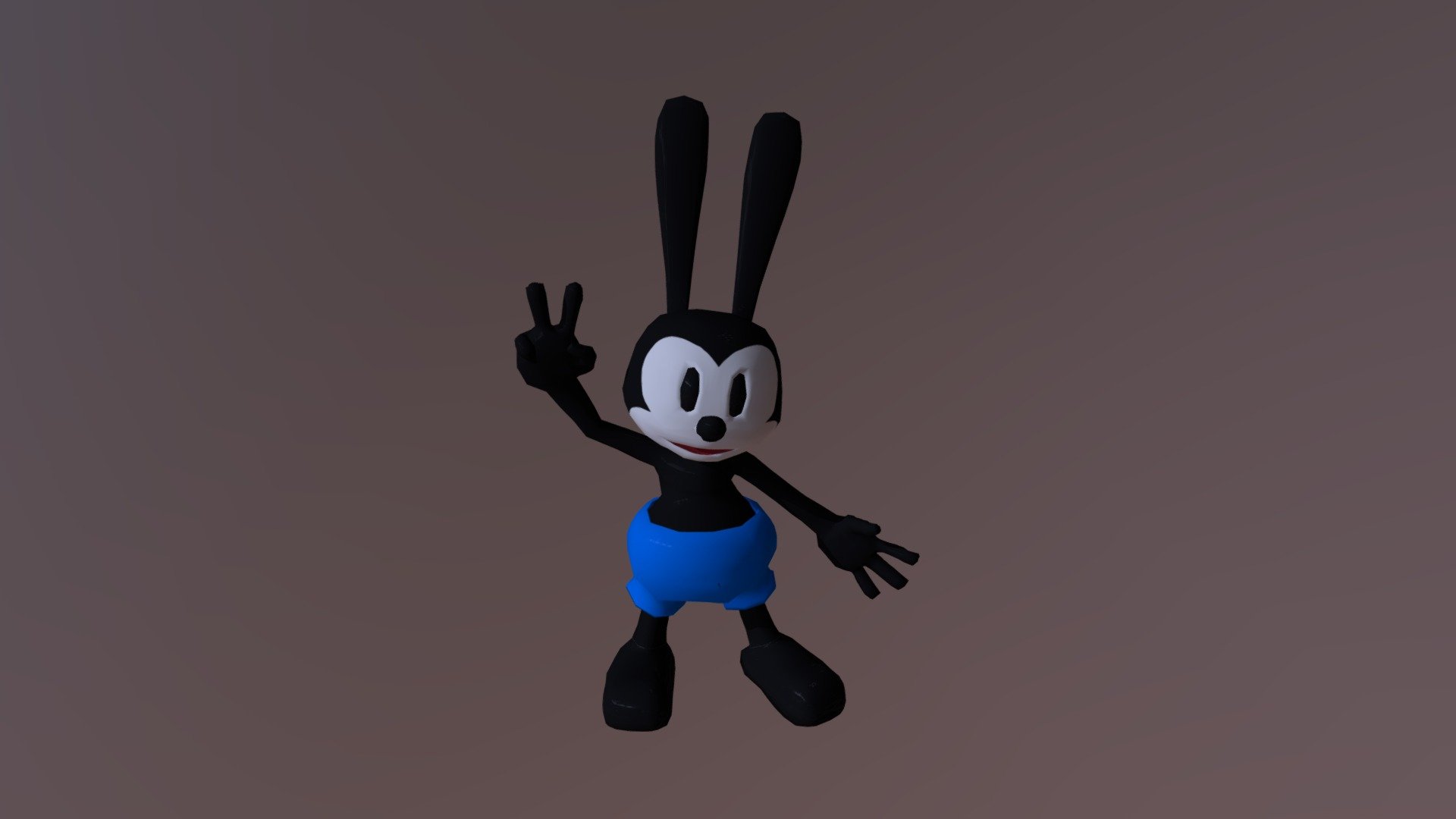 Oswald with nails >:D - 3D model by FroKun [be1fb4d] - Sketchfab
