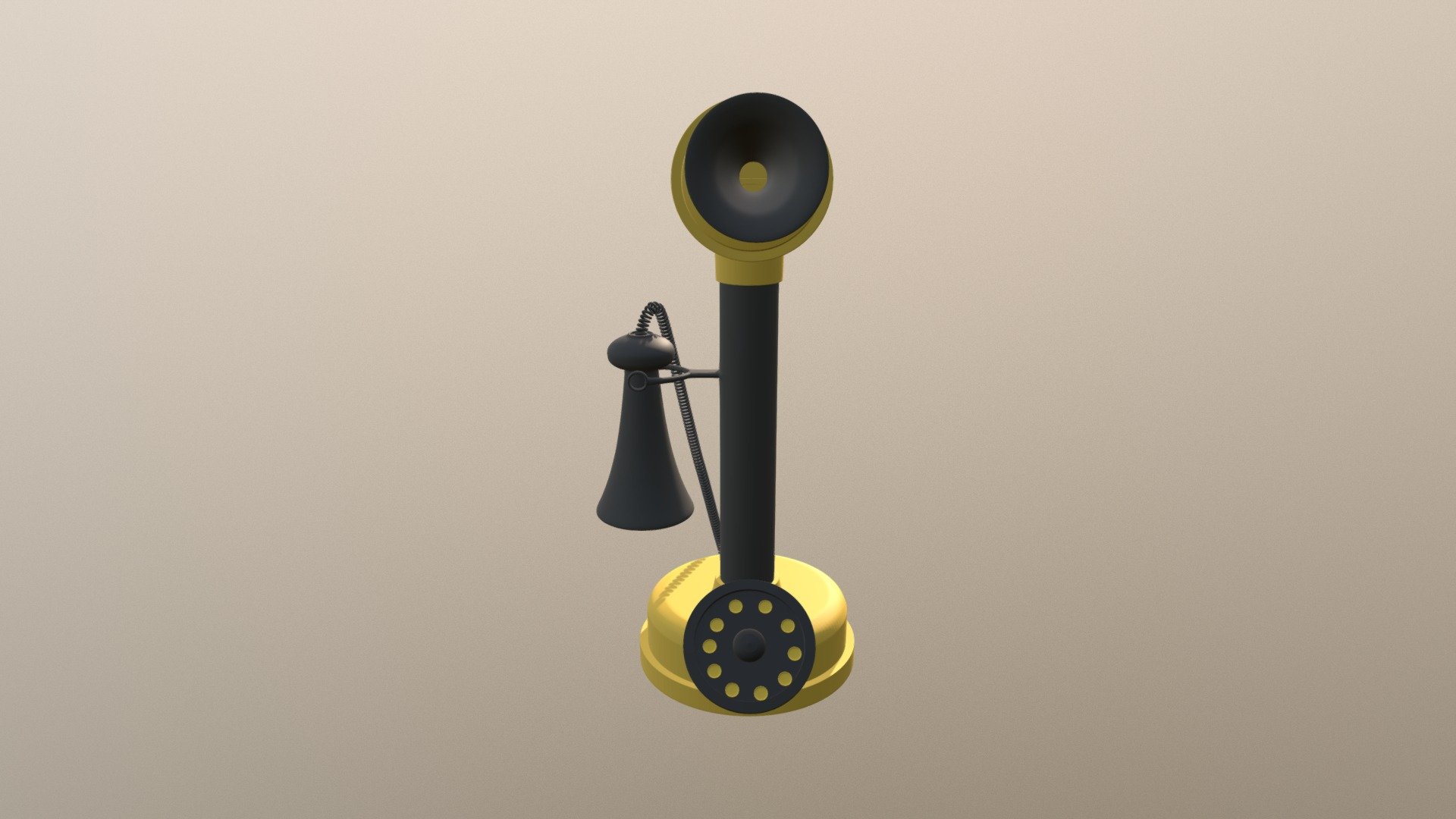 Old Telephone - Download Free 3D model by LDungeon [be20f67] - Sketchfab