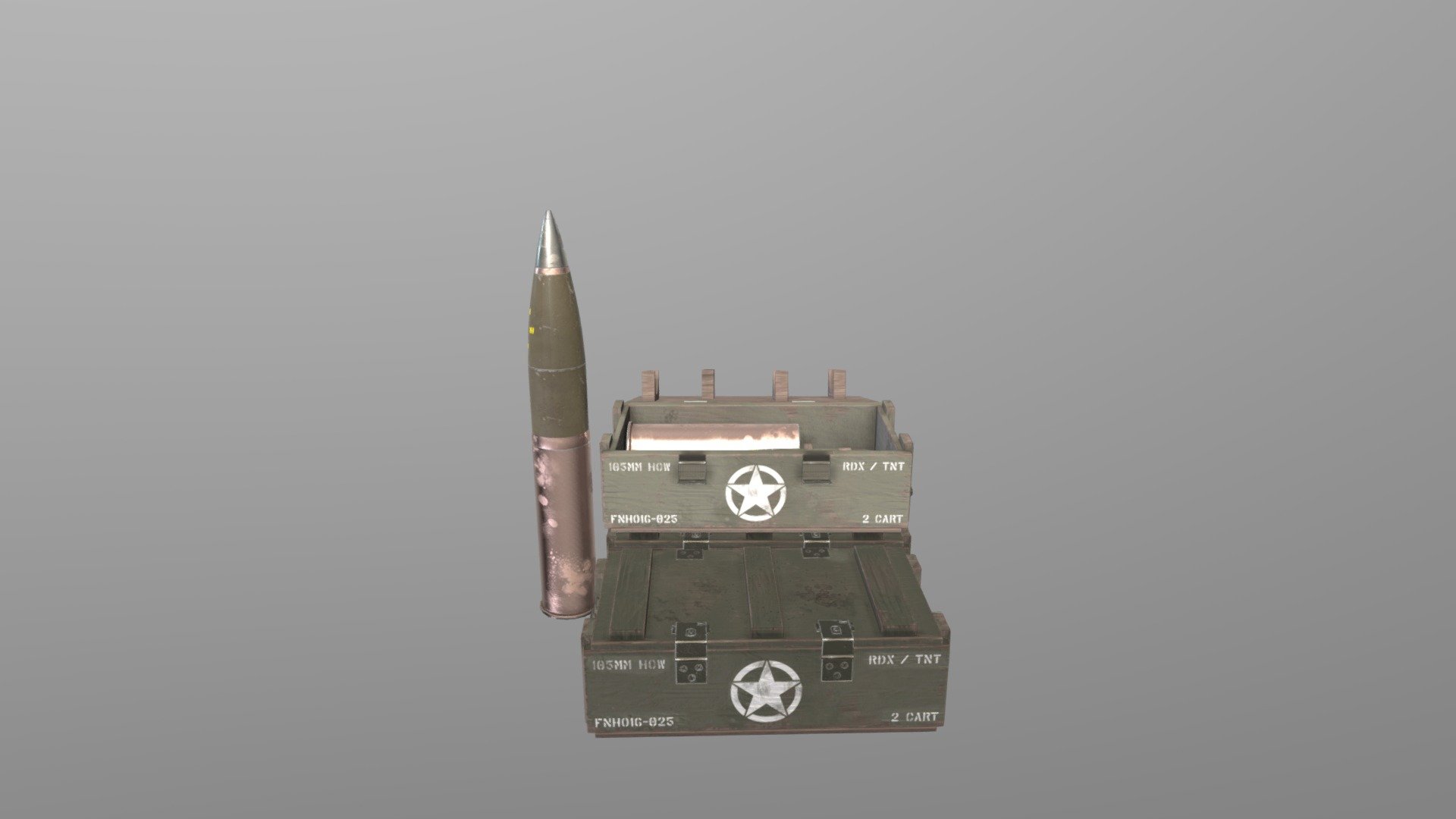 105MM Ammo Create - 3D model by Manuel Marrujo (@manuelmarrujo ...