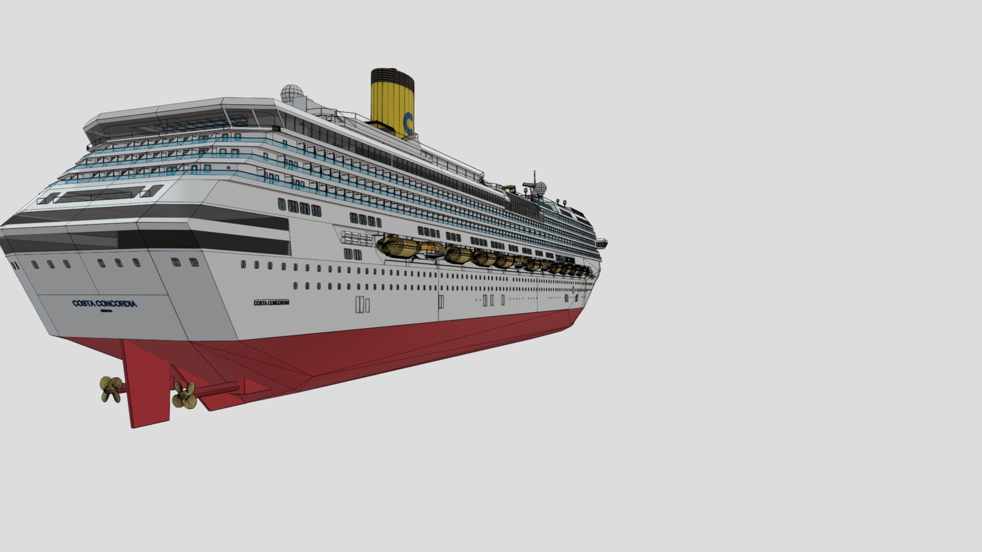 COSTA+CONCORDIA - Download Free 3D model by millernathan472 [be223ac ...