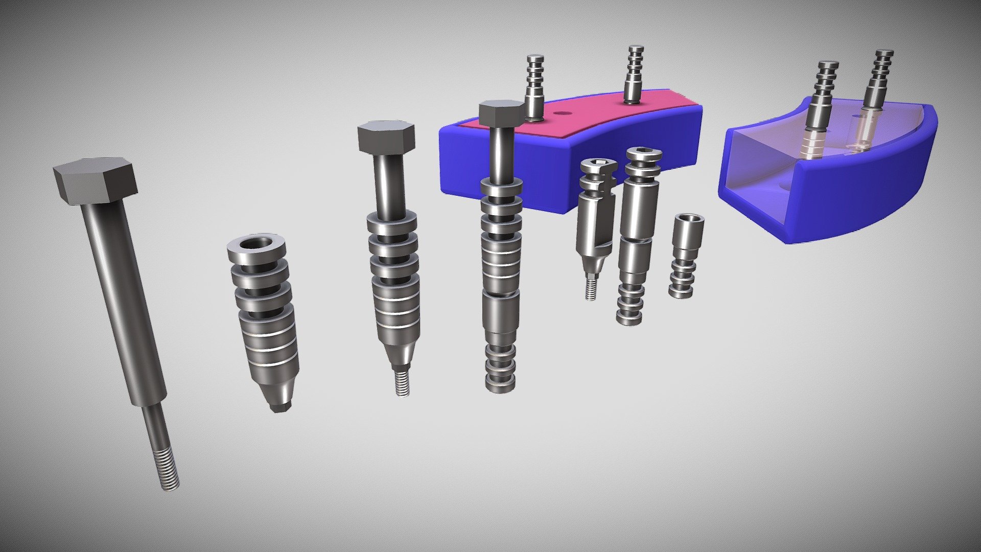 Implant Impression Components - 3D model by Muhammad Nabeel ...