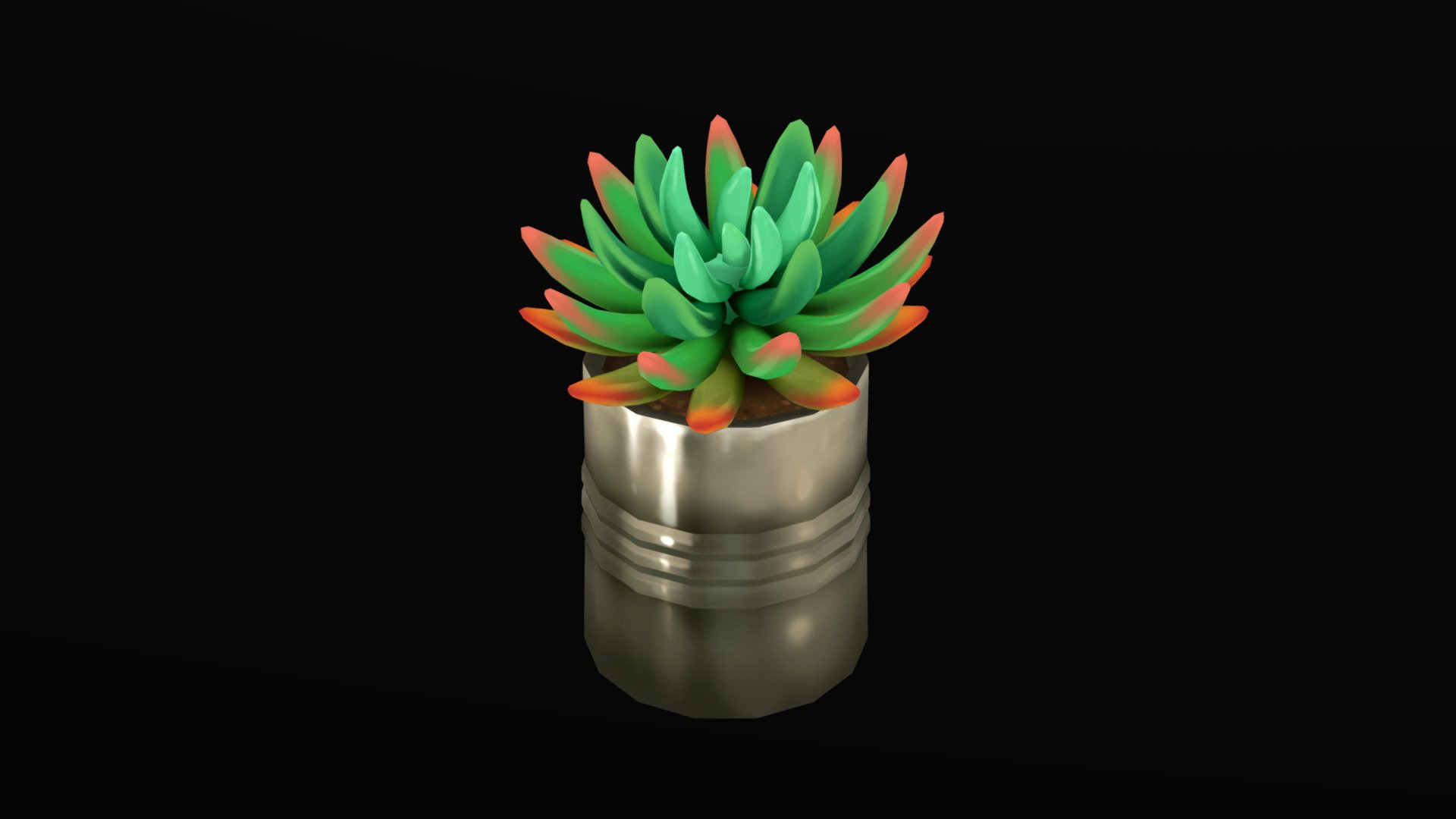 Succulent - 3D model by Sandra (@sandrasketches) [be2439b] - Sketchfab