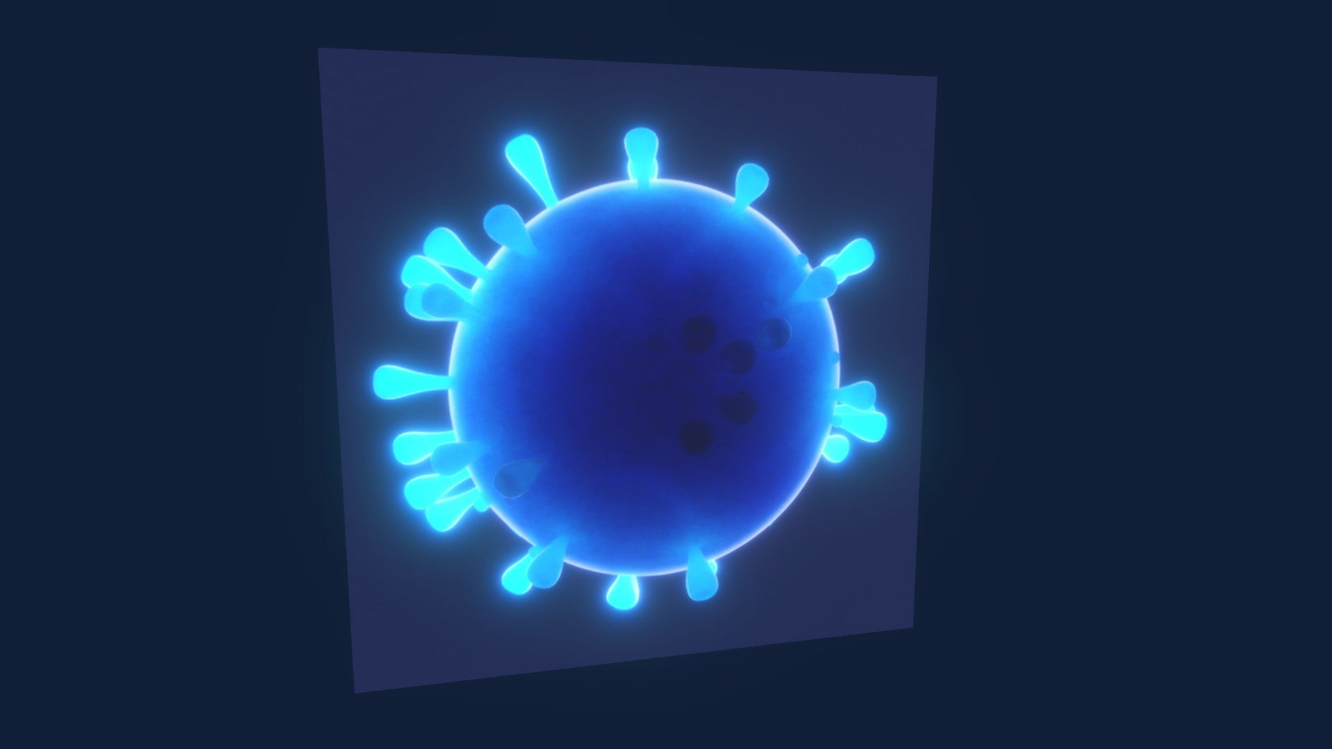 Coronavirus (COVID-19) 2D Background plate - Download Free 3D model by ...