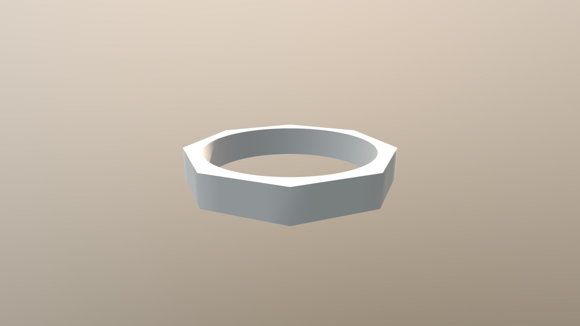 Octogonal Ring - Download Free 3D model by 3DVarious [be25179] - Sketchfab