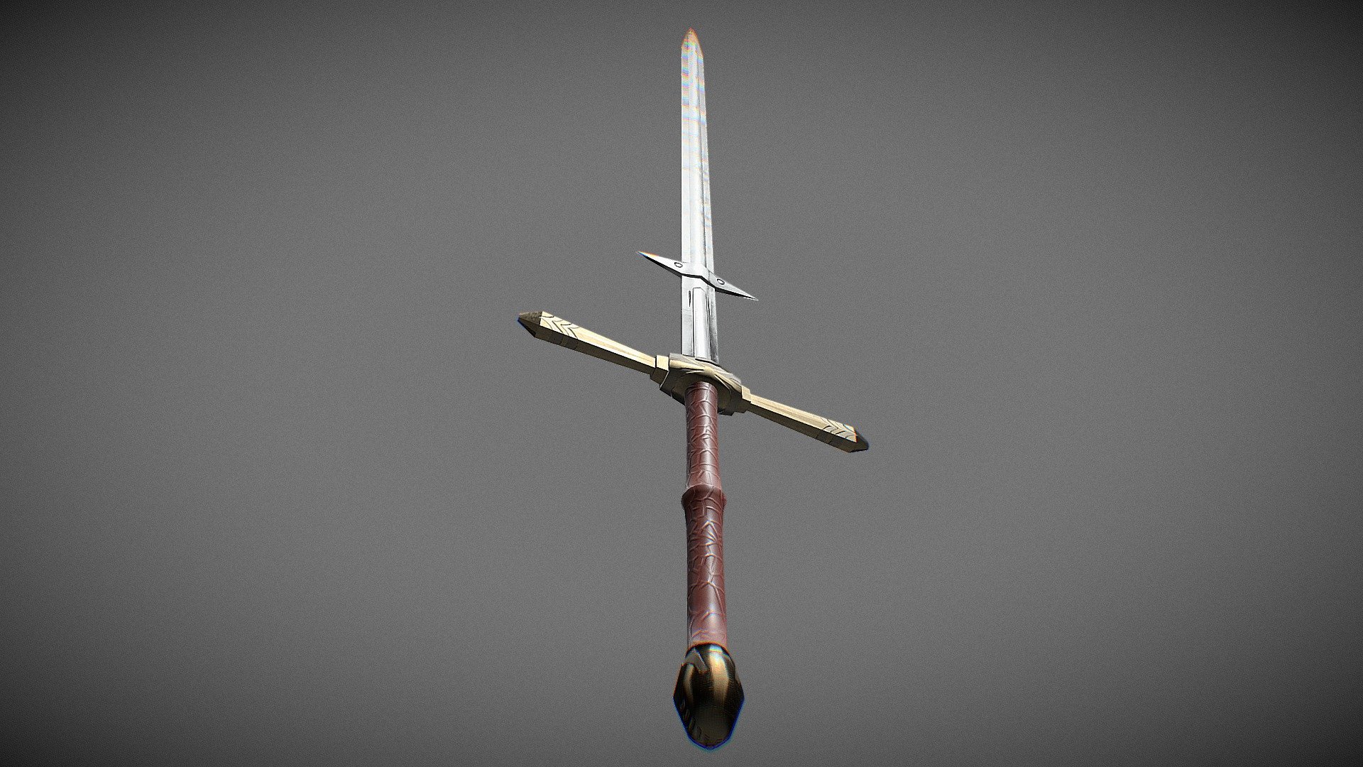 Zweihander 3d Model Cgtrader