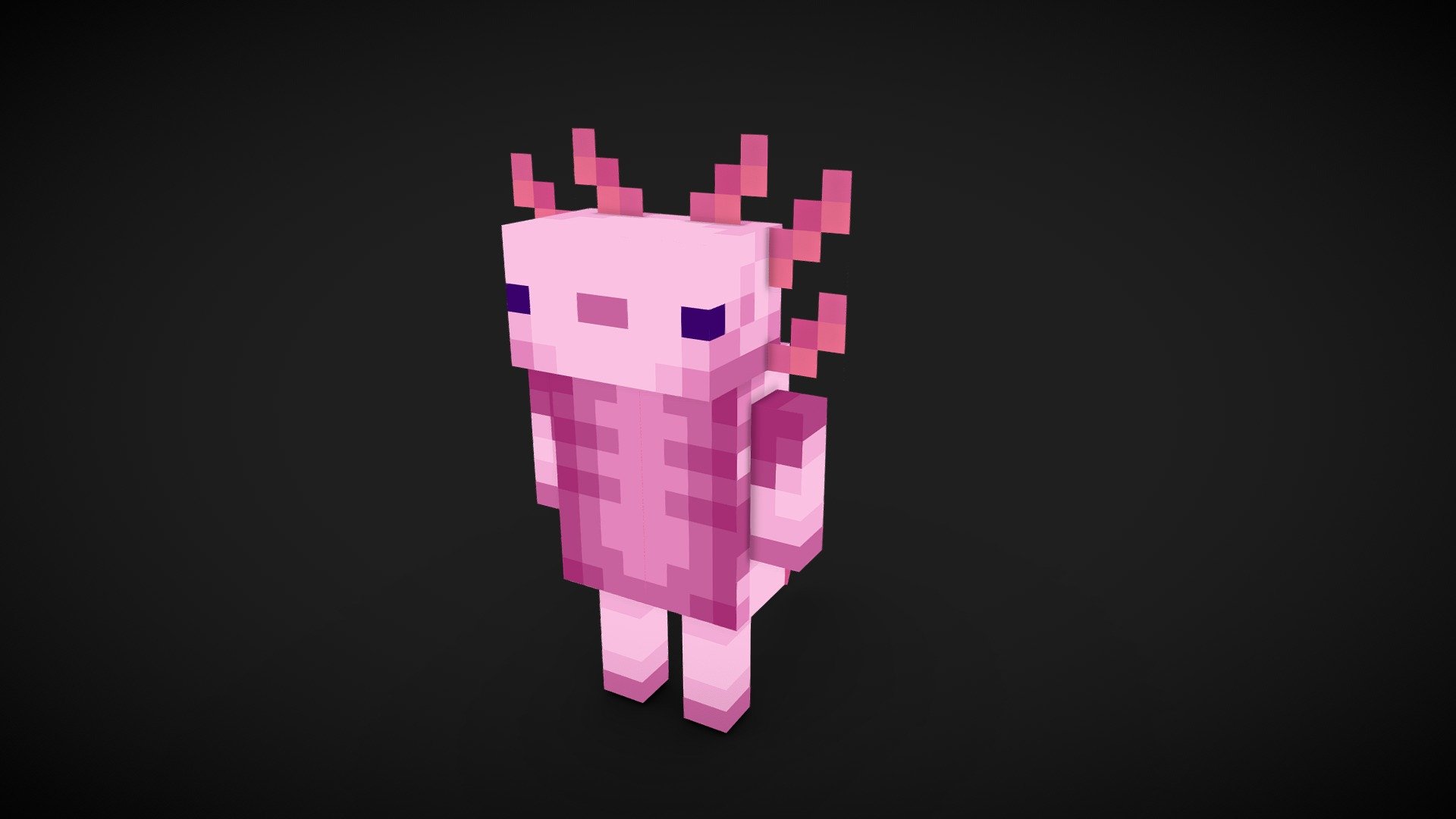 Axolotl Villager - Base - 3D model by lycei [be25734] - Sketchfab