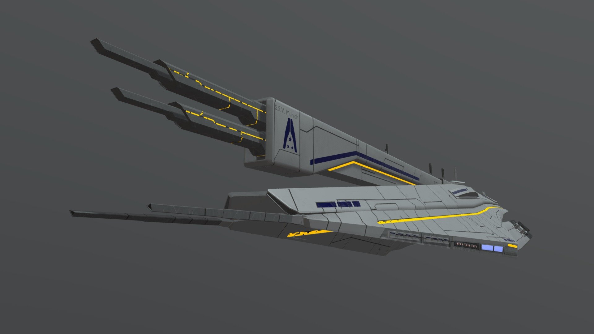 Berlin Class Cruiser - Mass Effect - 3D model by MaroonSun [be2627d ...
