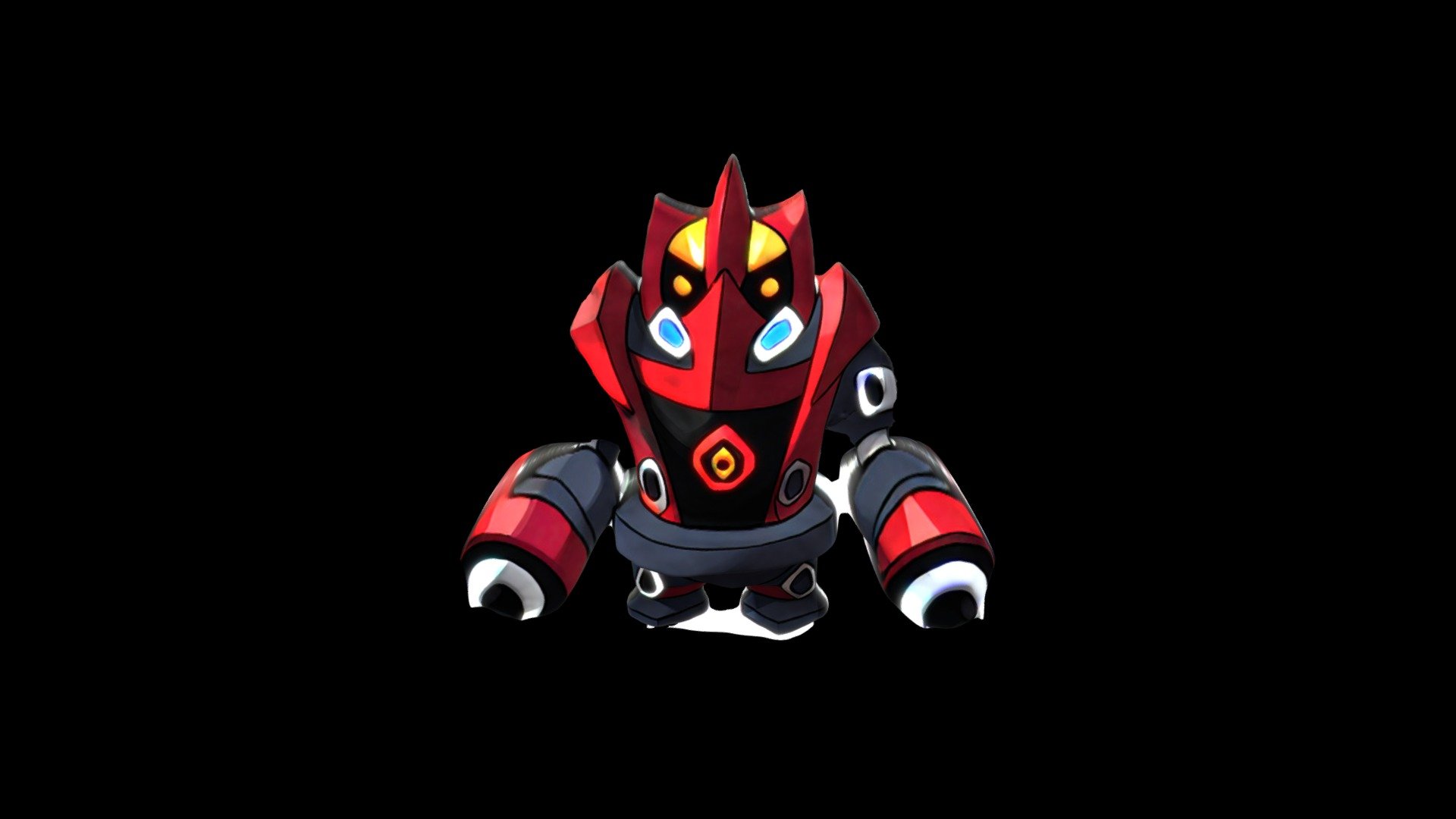 Helmet Mask Robot Cartoon 2165 - Download Free 3D model by klrxyz ...