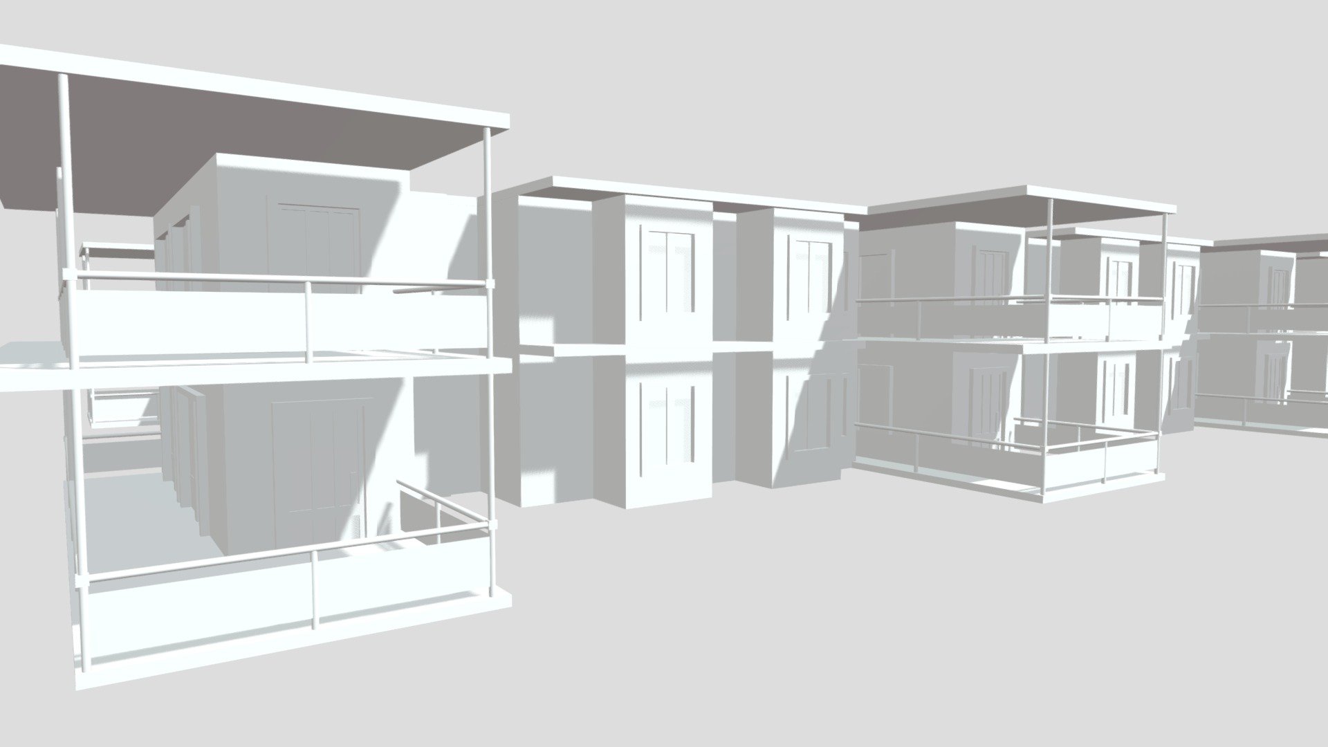 2- Storey Appartment - Download Free 3D model by Dude ...