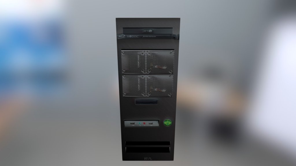 Computer Tower - 3D model by blitzarcticwolf [be29e8f] - Sketchfab