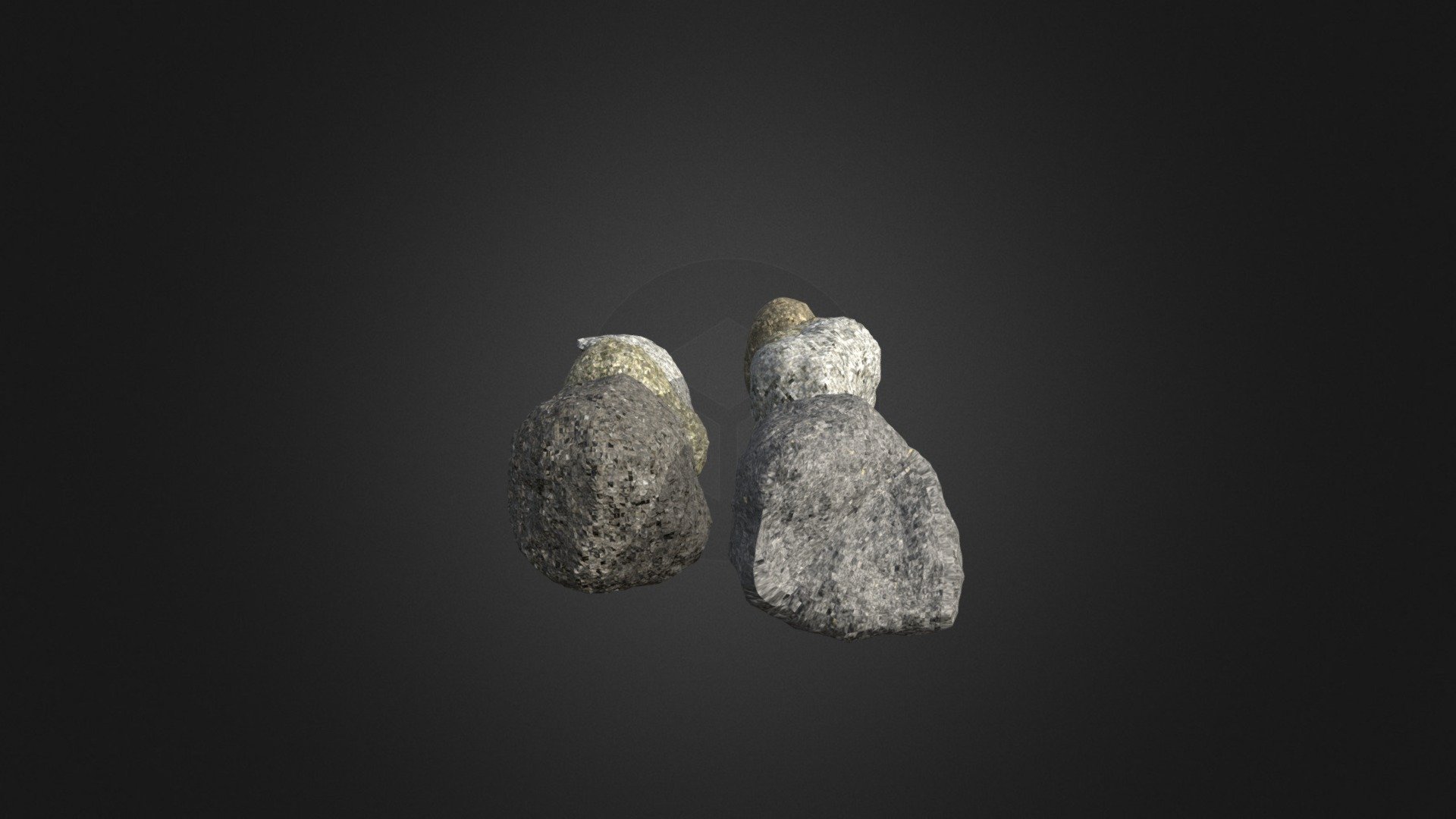 A diverse pack of 3d rocks - Download Free 3D model by AssetForgeStudio ...