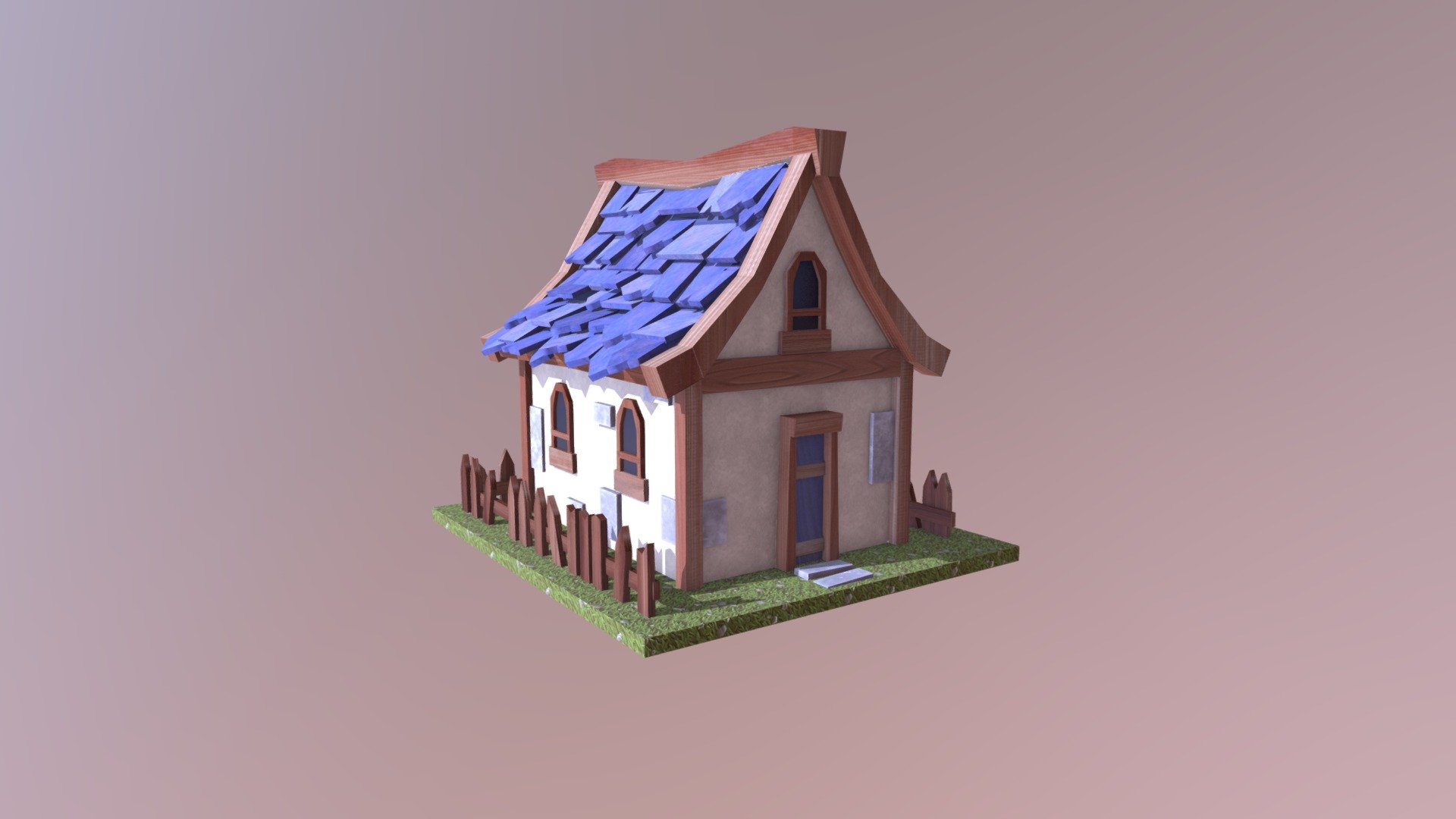 Little house - 3D model by Jordi Francés (@jordifrances) [be2b1bf ...