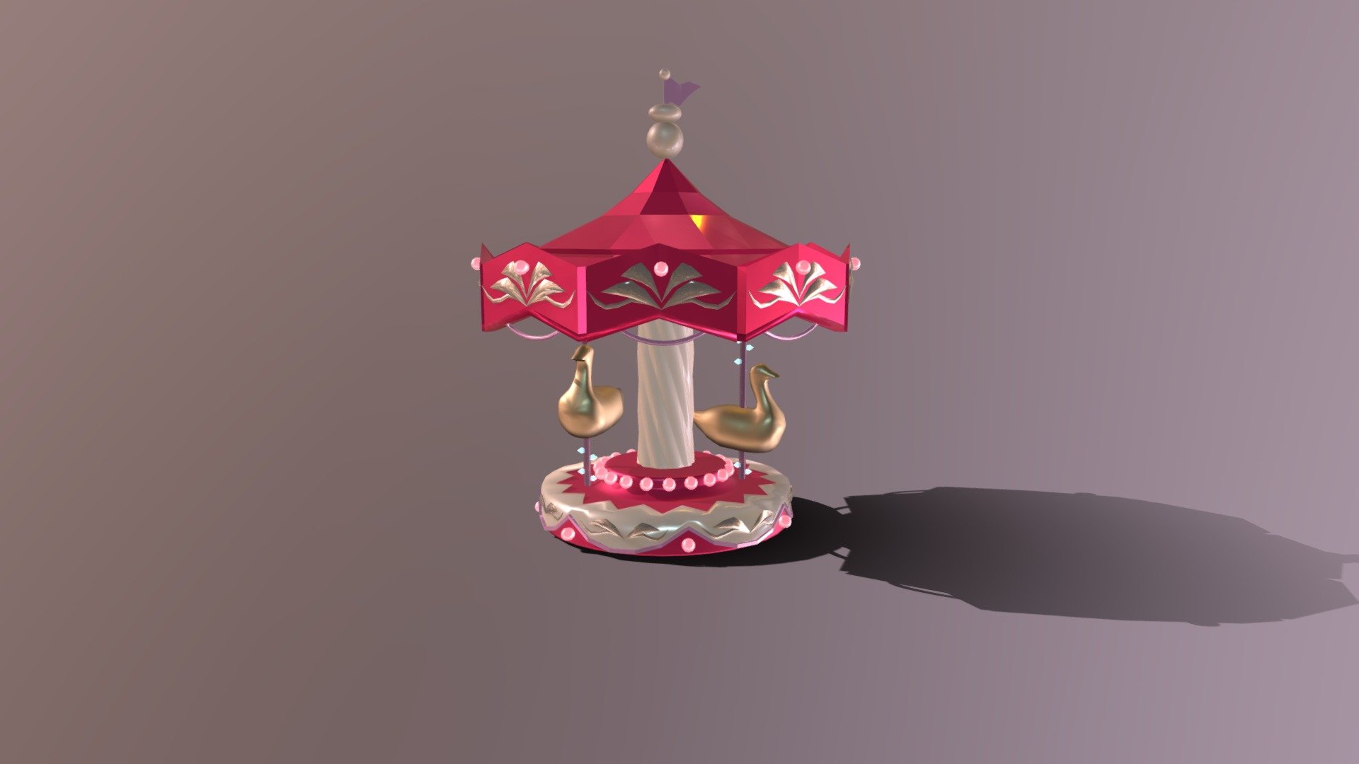 Sunset carousel - 3D model by Klaudia Perz (@klaudia.perz01) [be2c119 ...