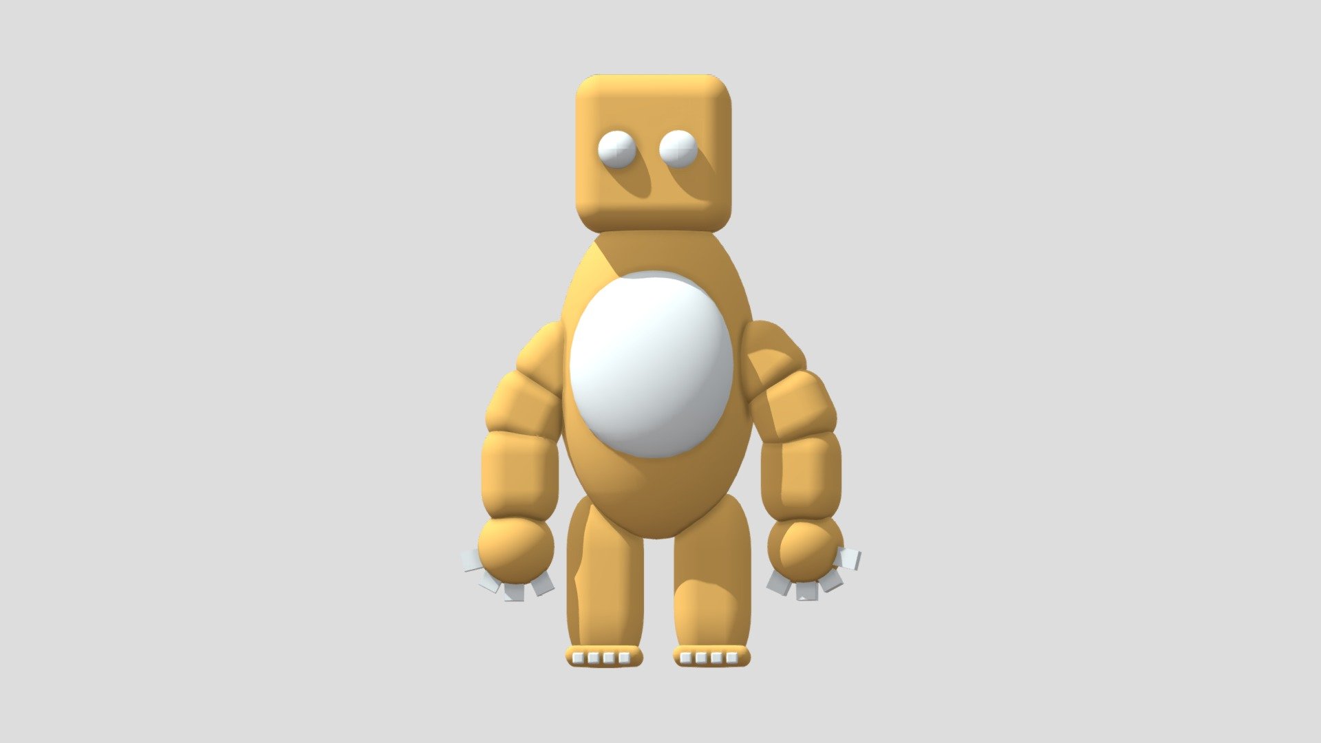 Dumb Robot Orange - Download Free 3D model by twistedxof [be2c3b6 ...