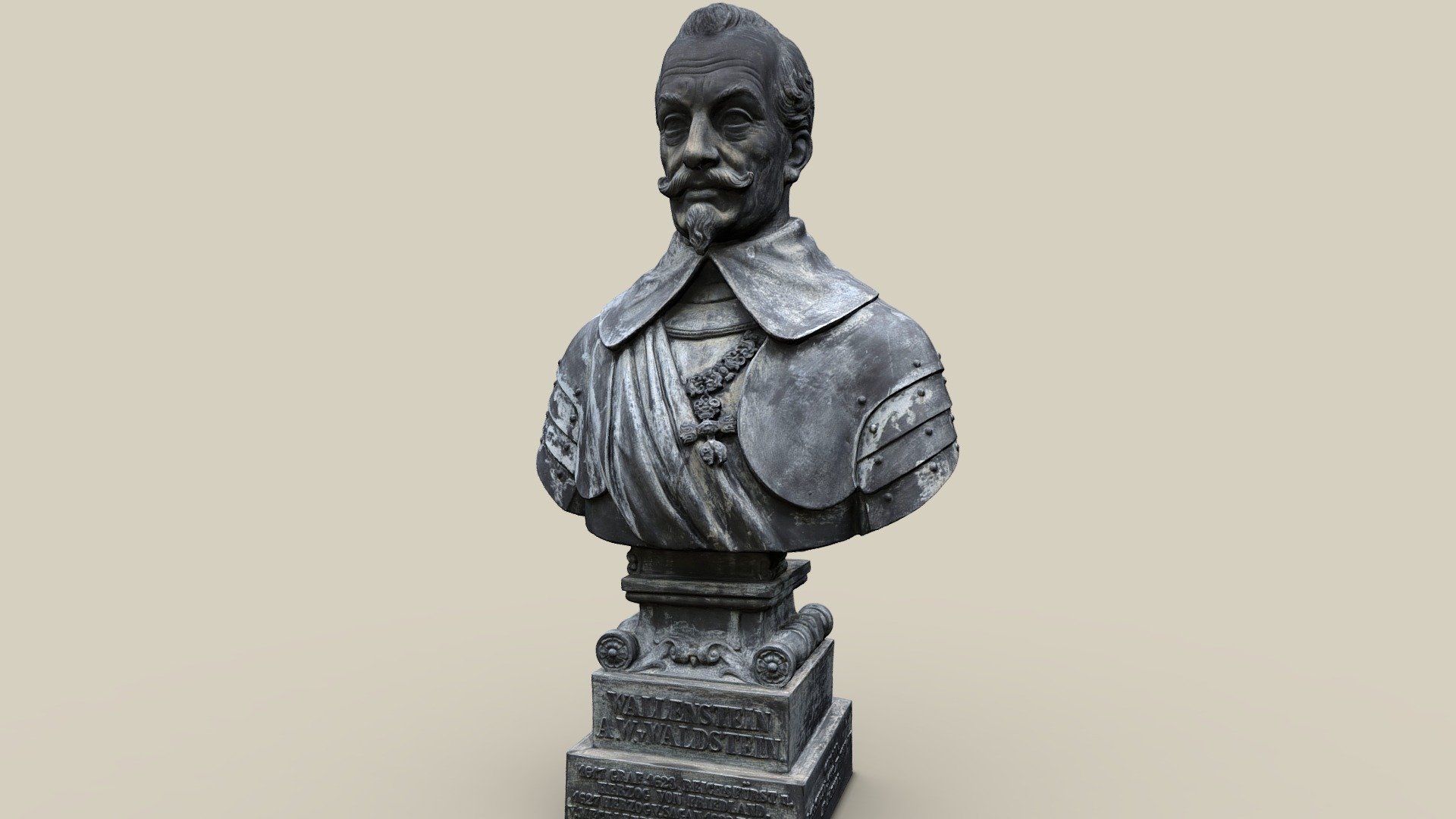 Büste Wallenstein - 3D model by noe-3d.at (@www.noe-3d.at) [be2d797 ...
