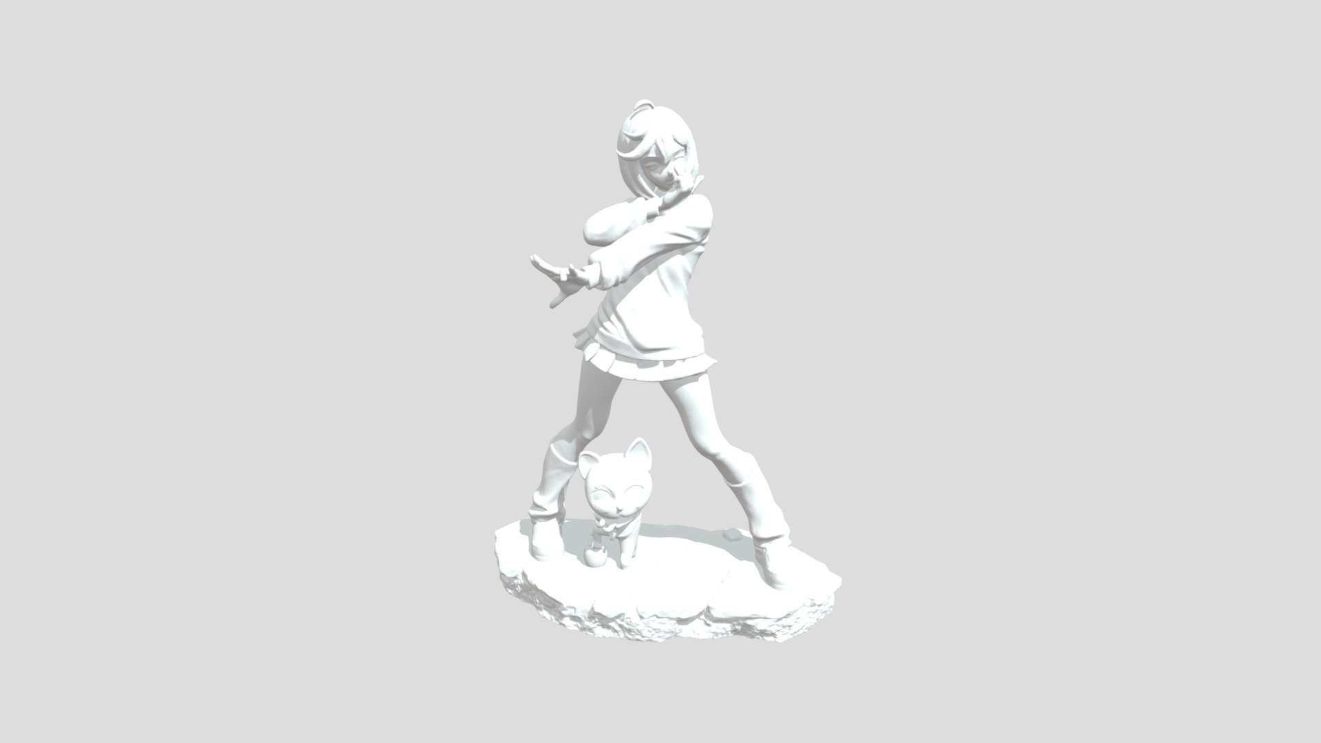 Momo Ayase Dandadan - Download Free 3D model by 3dmodelss ...