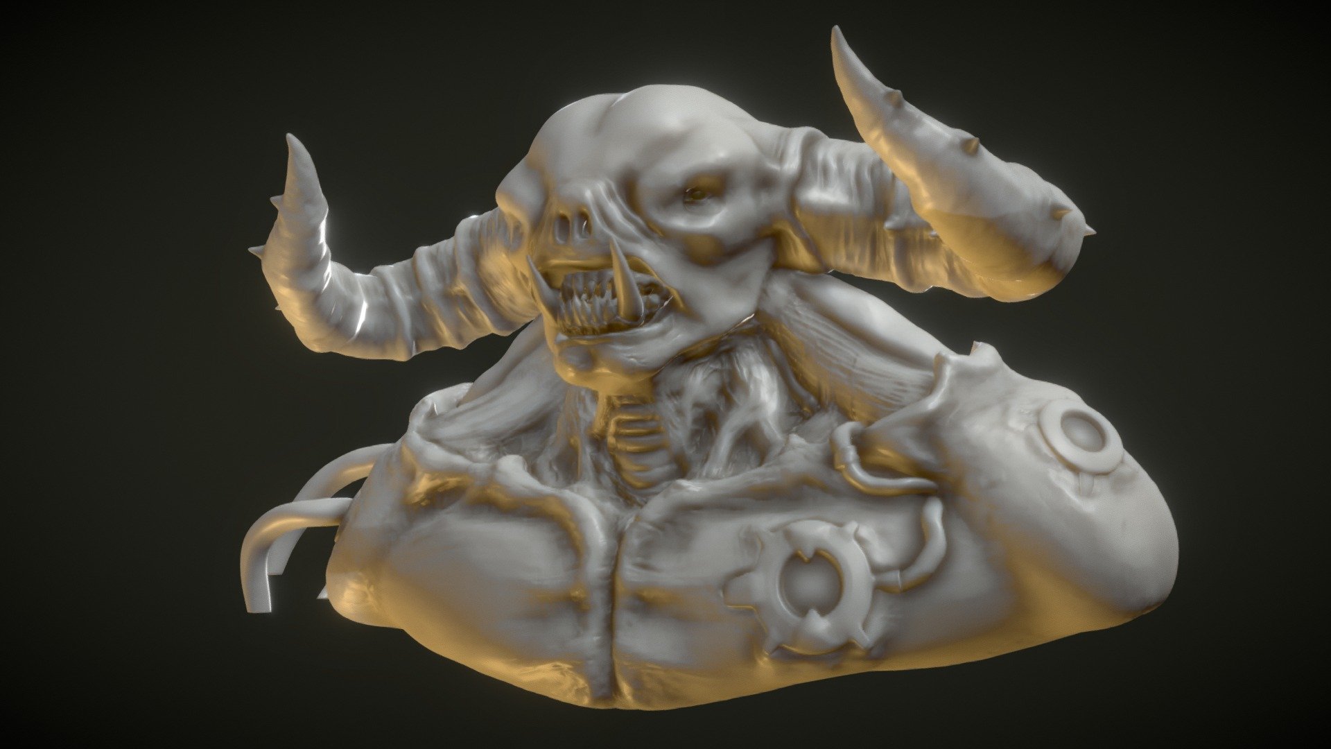 Tyrant Sculpt (Doom Eternal Fanart) - Download Free 3D model by ...