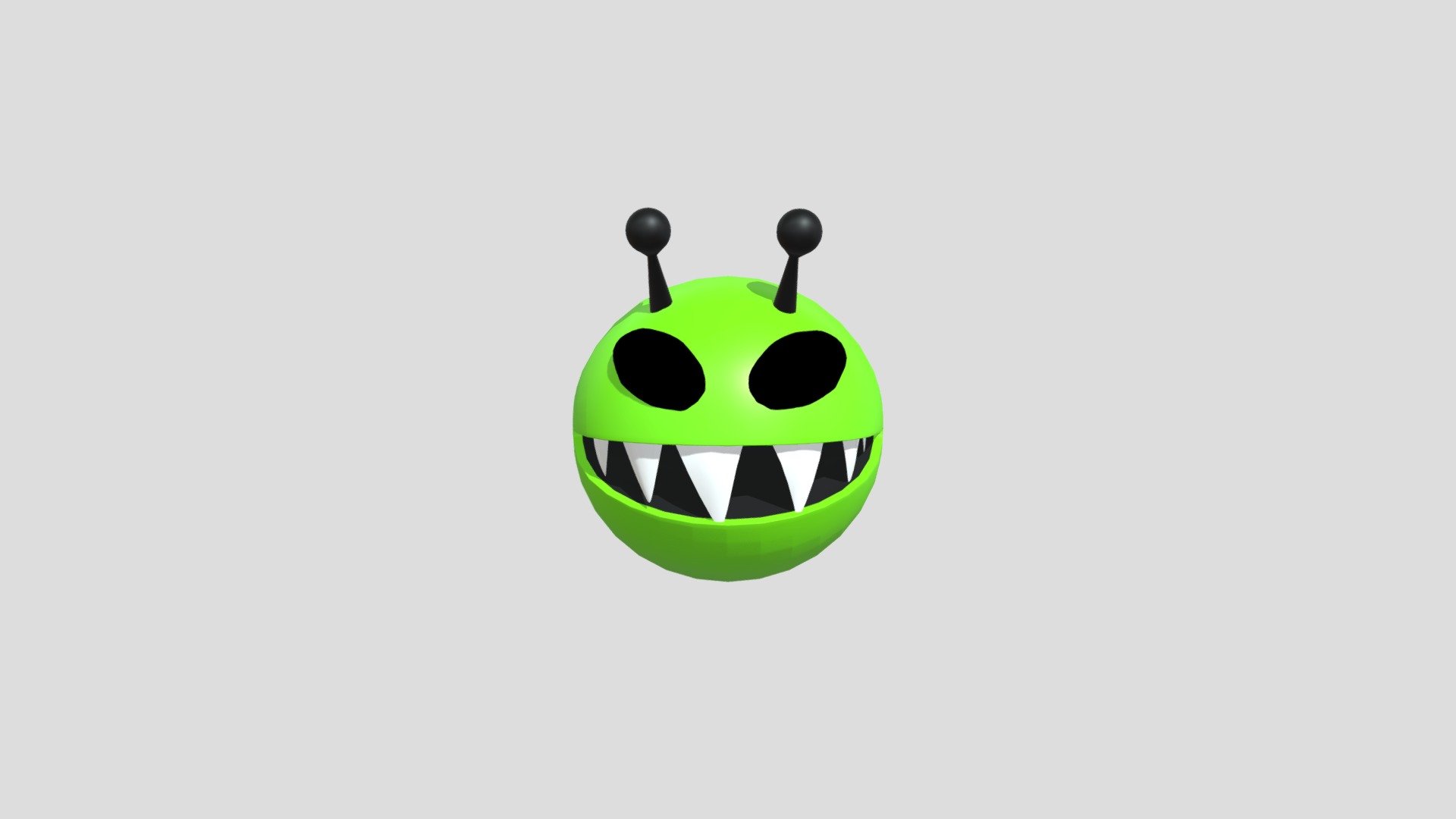 Alien pacman - Download Free 3D model by packy films (@packyfilms ...