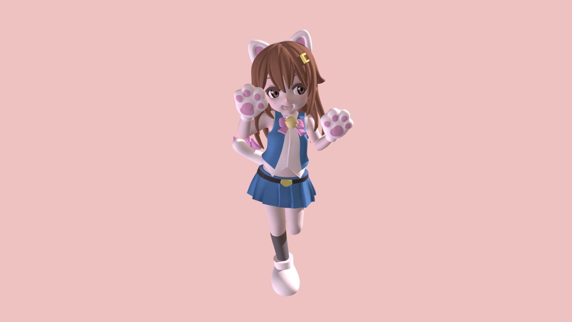 Neko - 3D model by moroboshi_meteo [be35425] - Sketchfab