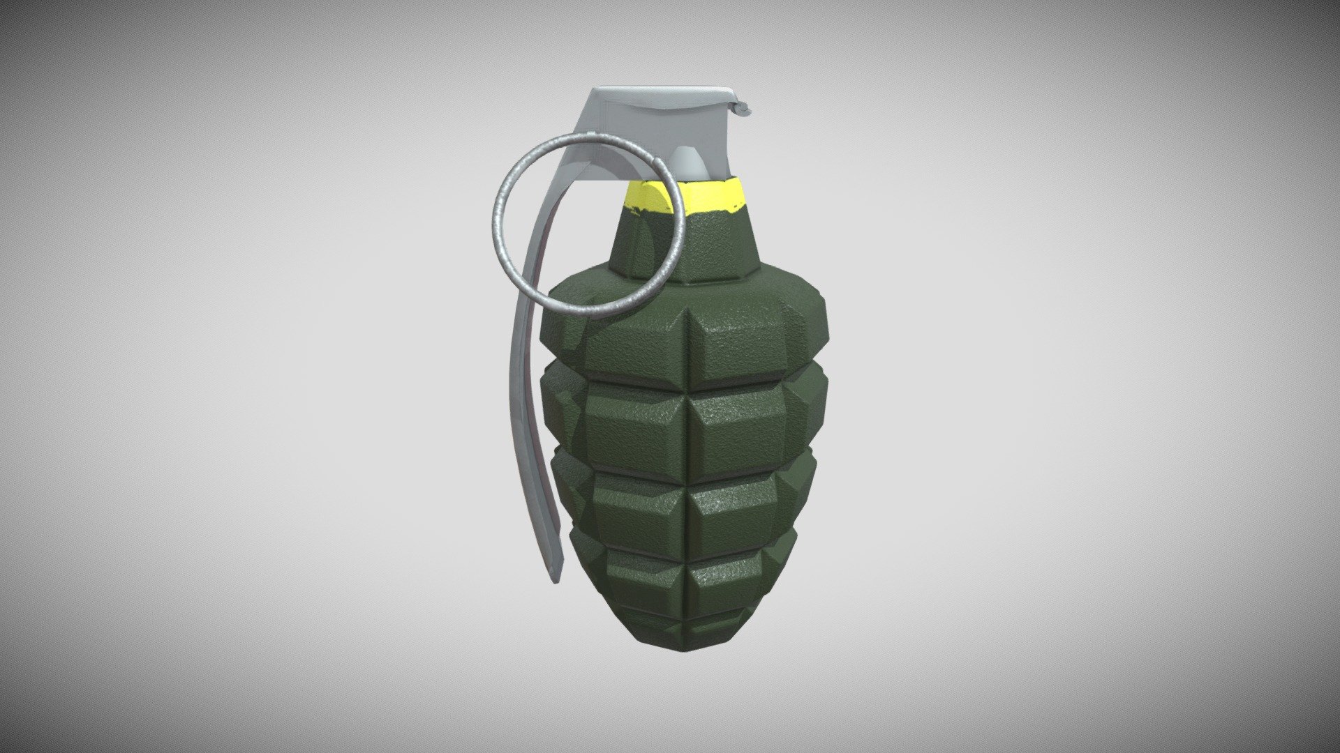 Fragmentation grenade - 3D model by Ernest Marco (@ernestmarcovalls1 ...