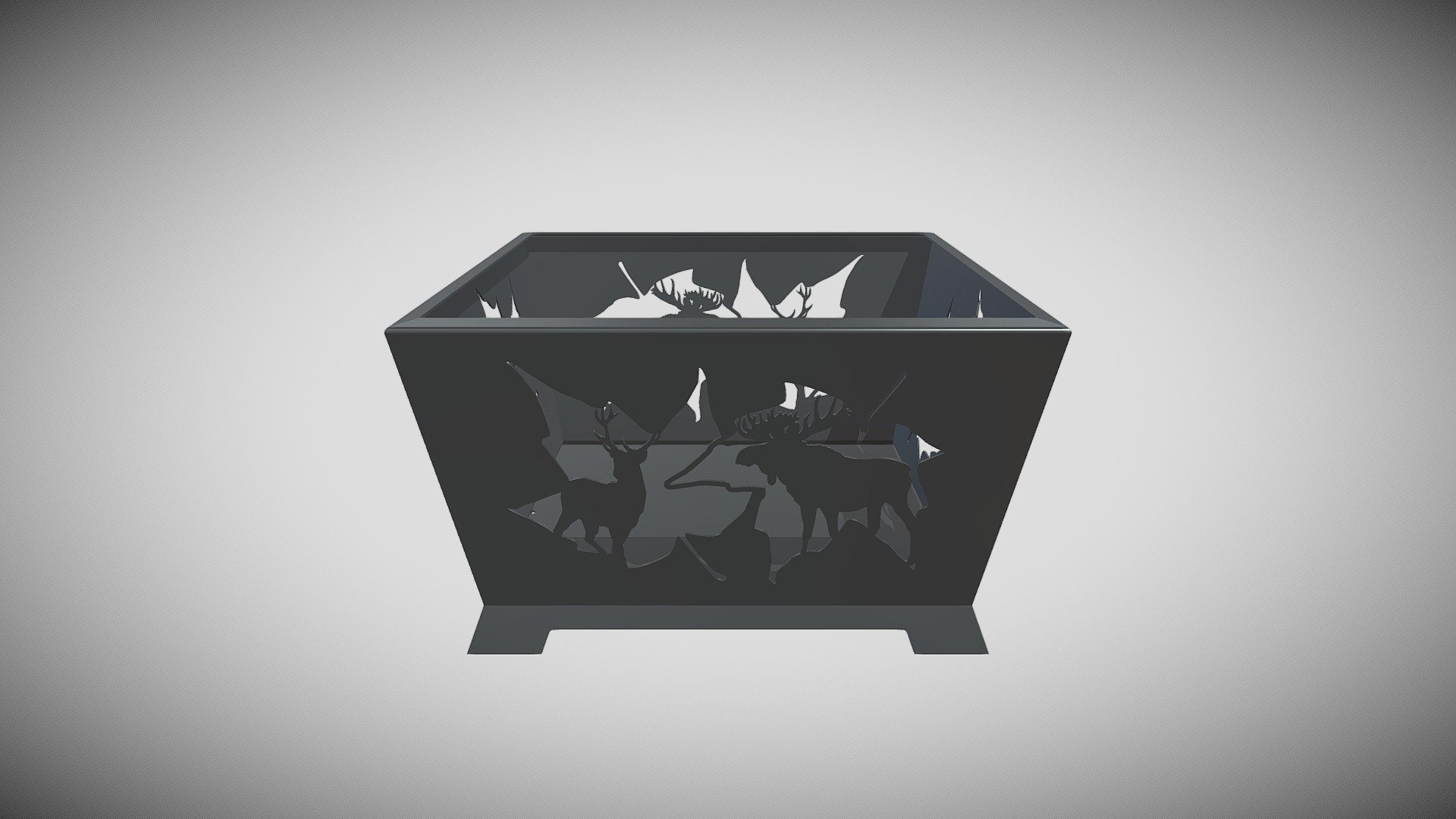 Square Pit Canadian Animals - 3D model by Paragon Metal Design ...