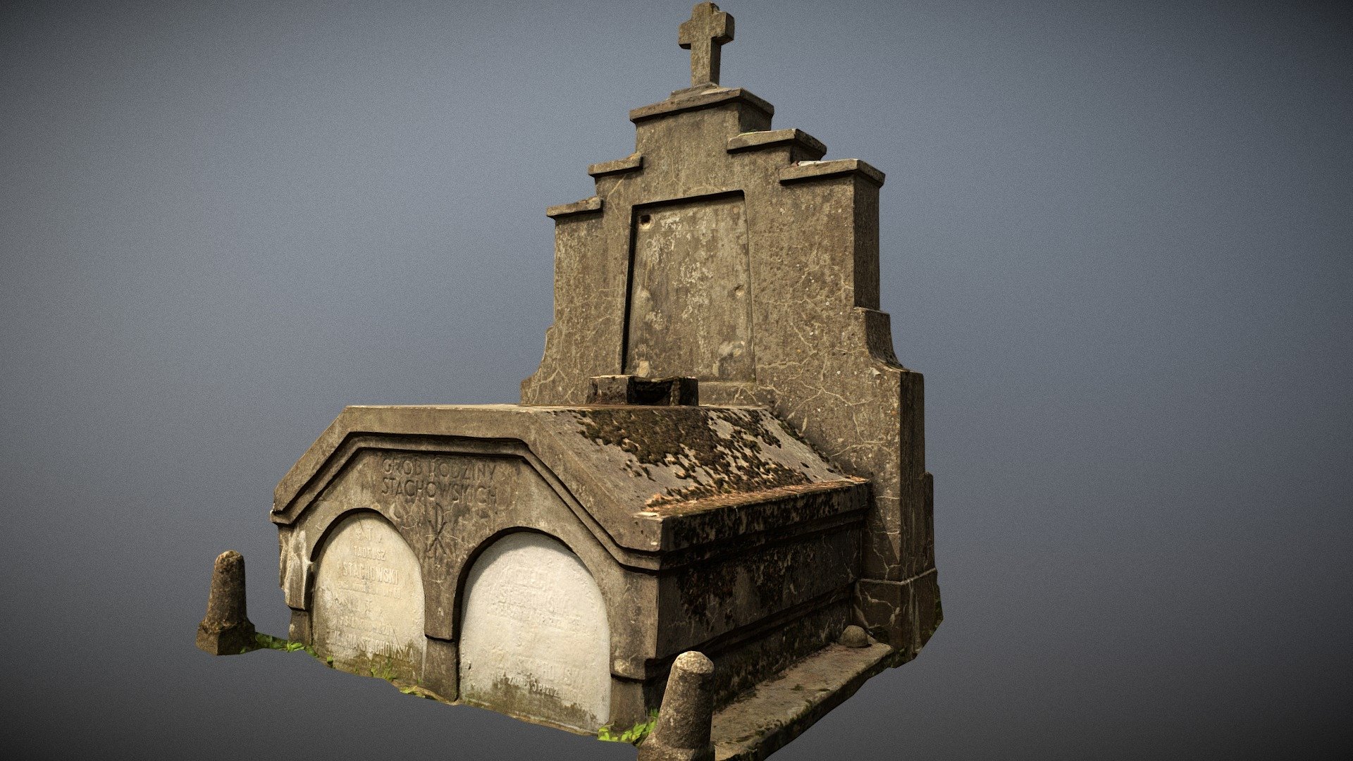 Photorealistic scanned old crumbling crypt LOD - Buy Royalty Free 3D ...