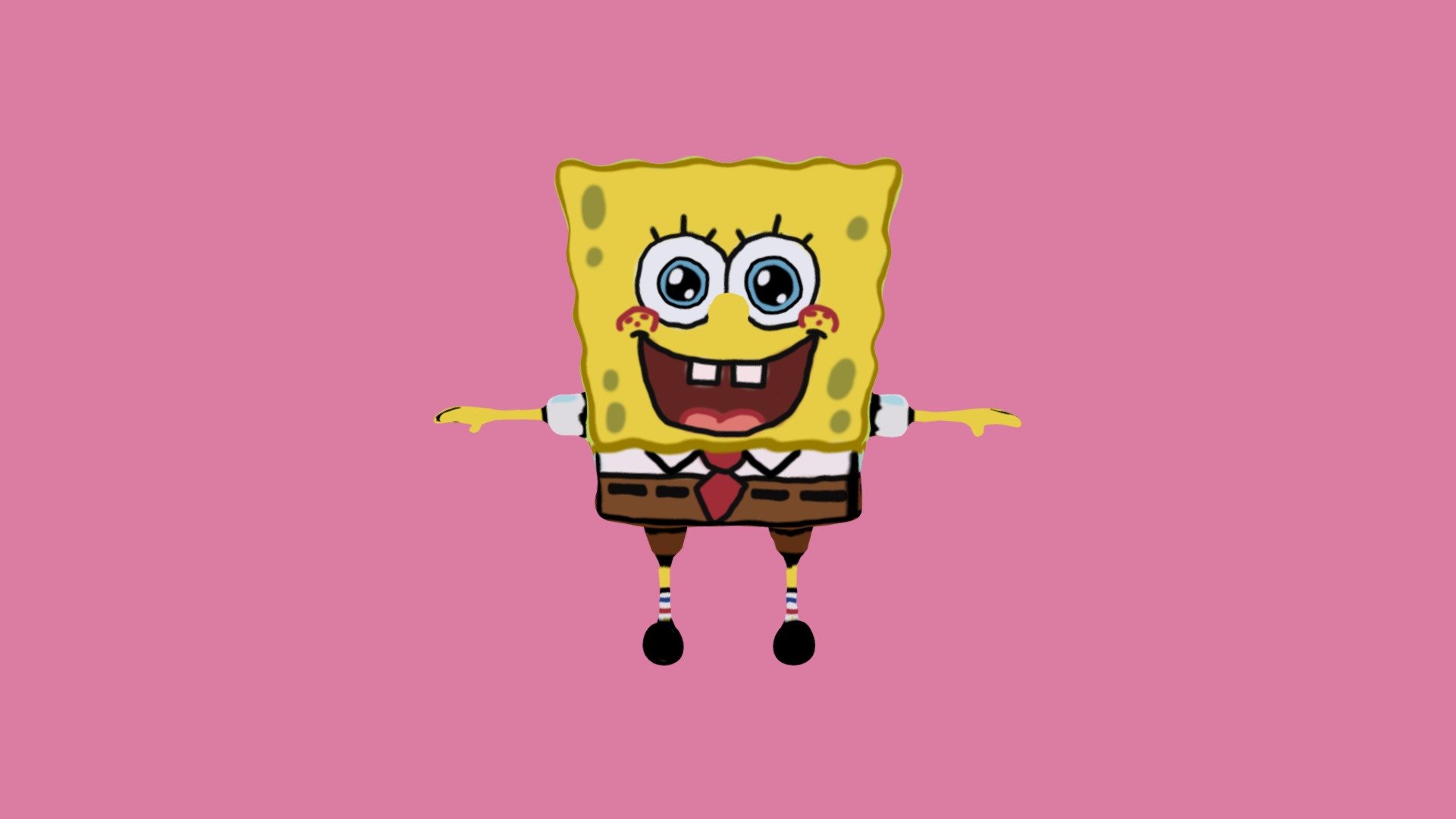 CustomMade SpongeBob (Season 1) cute eyes - 3D model by romyblox1234 ...