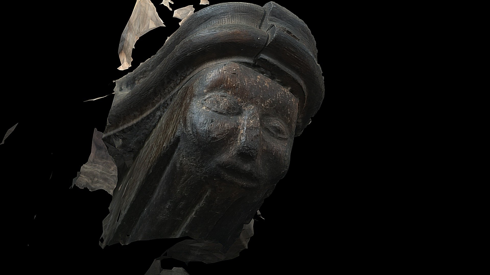 Carved wood bench end, Ulcombe Church - 3D model by Kent Archaeological ...