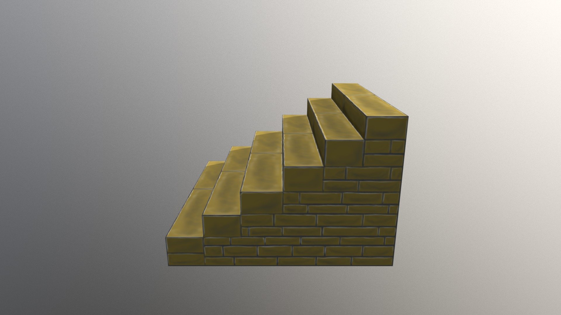 Proper Stairs - 3D model by NyleRivers [be3acc3] - Sketchfab