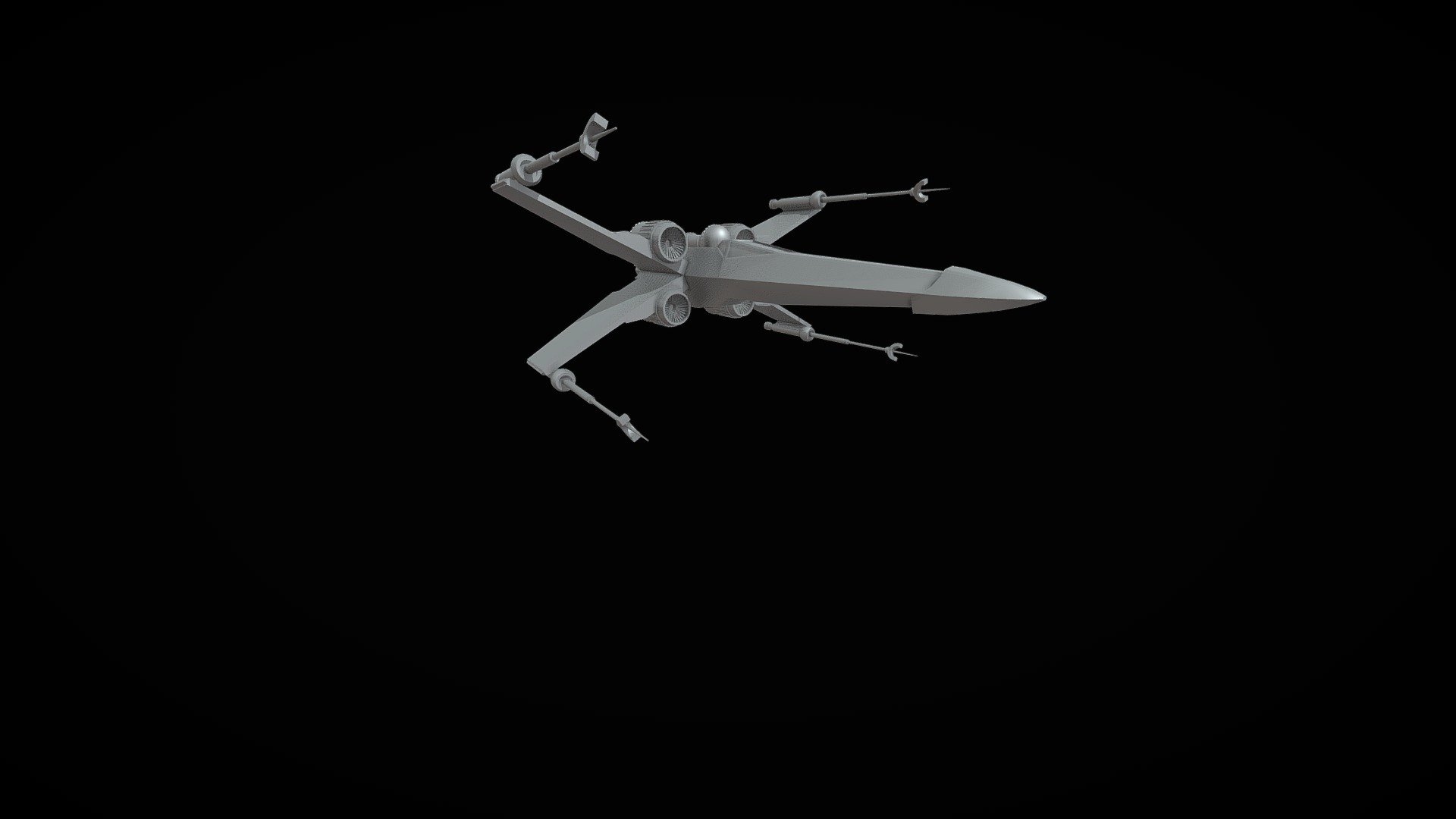 X wing - 3D model by raulfgv14 [be3b9a2] - Sketchfab