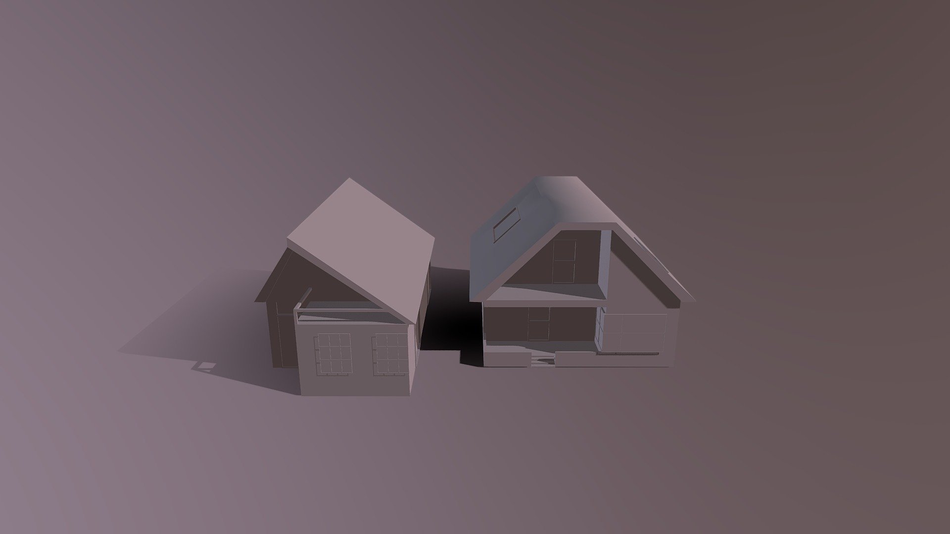 Huizen - Download Free 3D model by JannahOosthoek [be3be1d] - Sketchfab