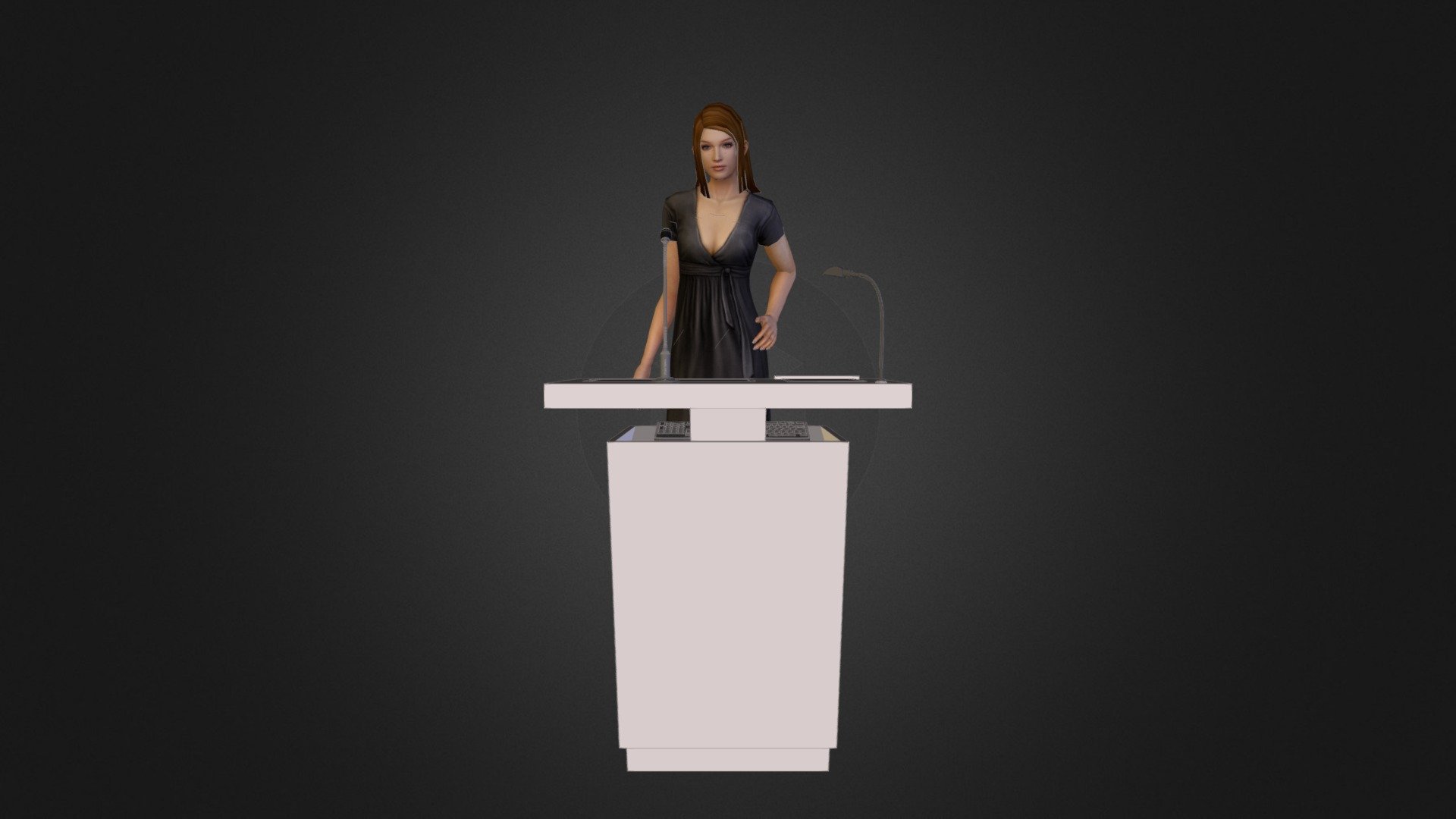 Lectern - 3D model by villaproctrl [be3cc41] - Sketchfab