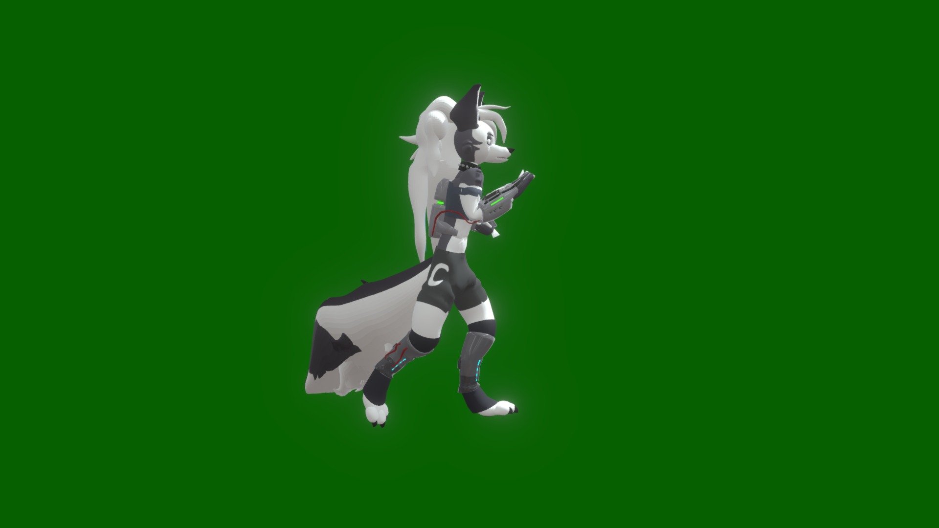 Helluva Boss Loona Rick Cyberware implants Fan m - 3D model by t.flores ...