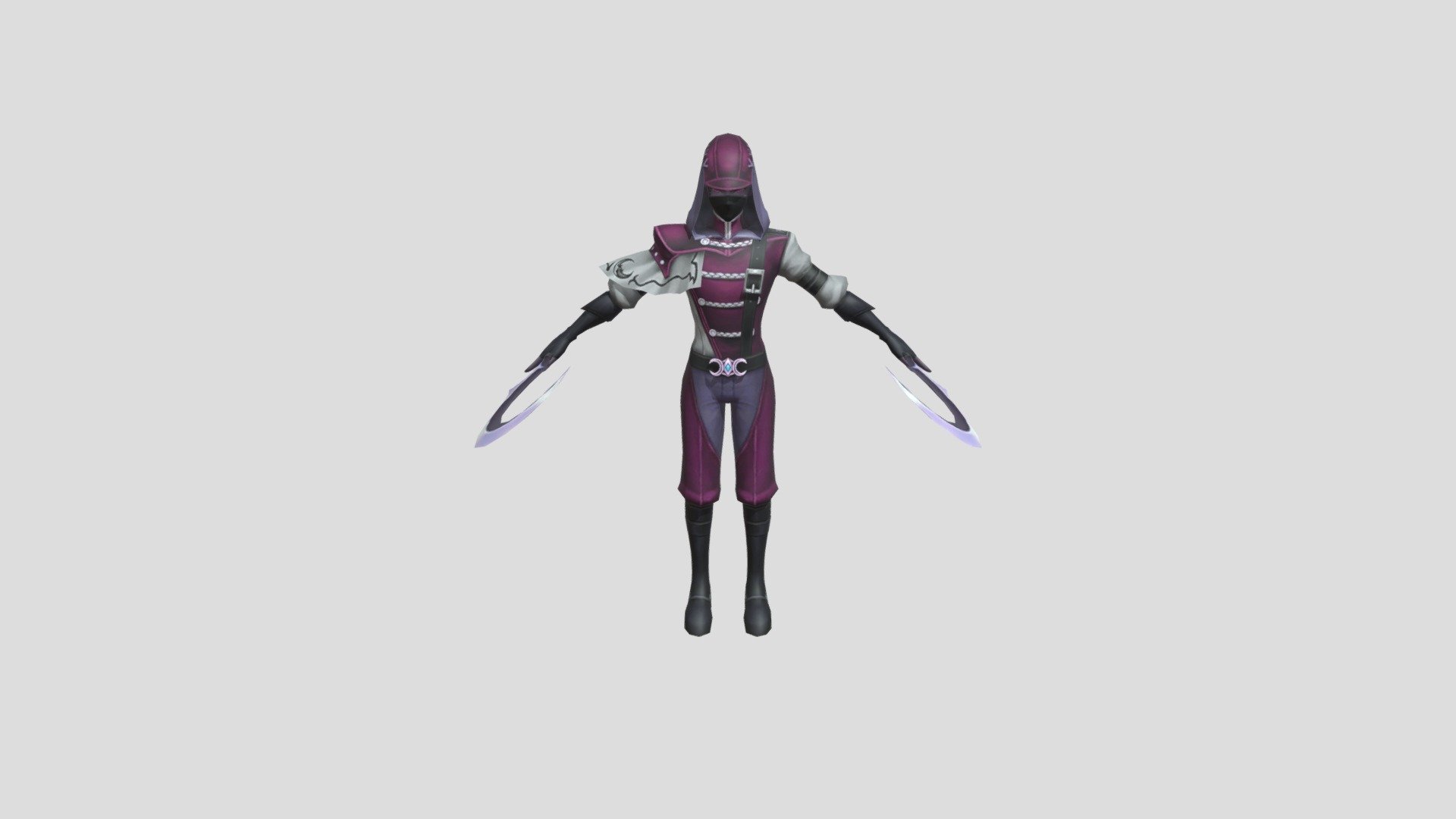 Monster_ Dark Elf_ Assassin_ Vari02 King's raid - Download Free 3D ...